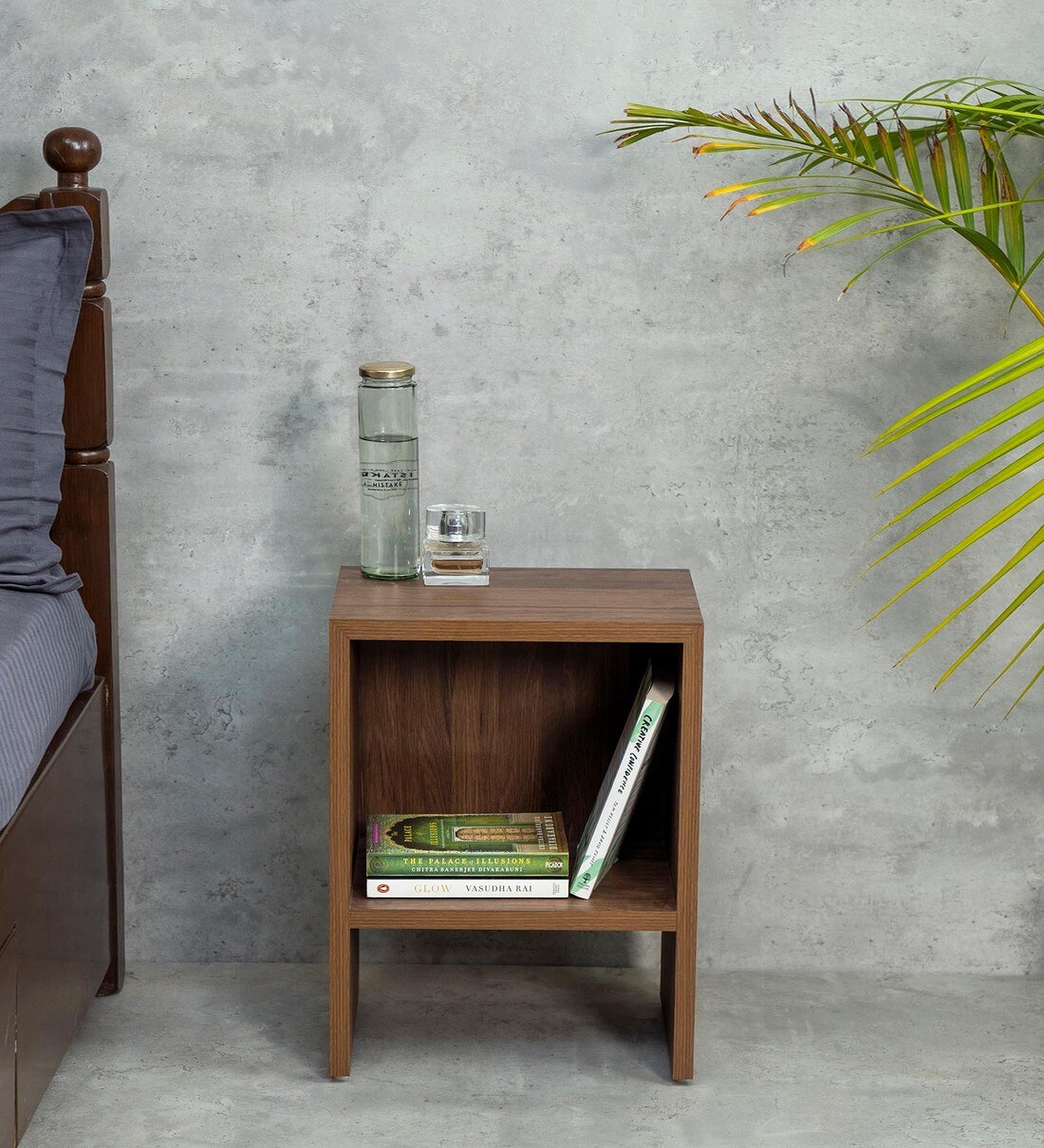 Buy Walnut Hues Night Stand in Dark Brown Finish at 54% OFF by A tiny ...