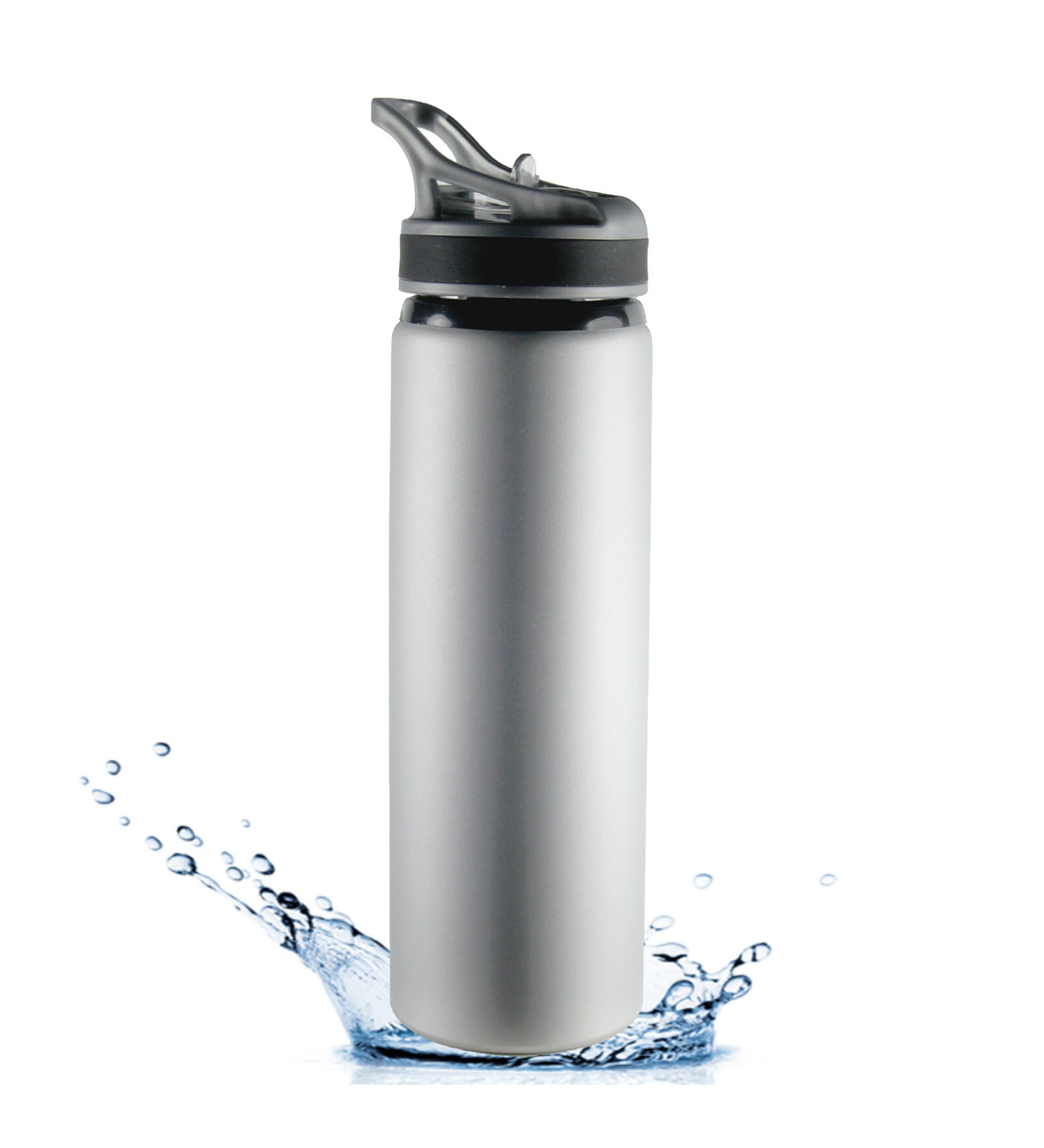 Buy Wa.Ter Easy Carry Grey Stainless Steel Sipper Bottle at 72% OFF by ...