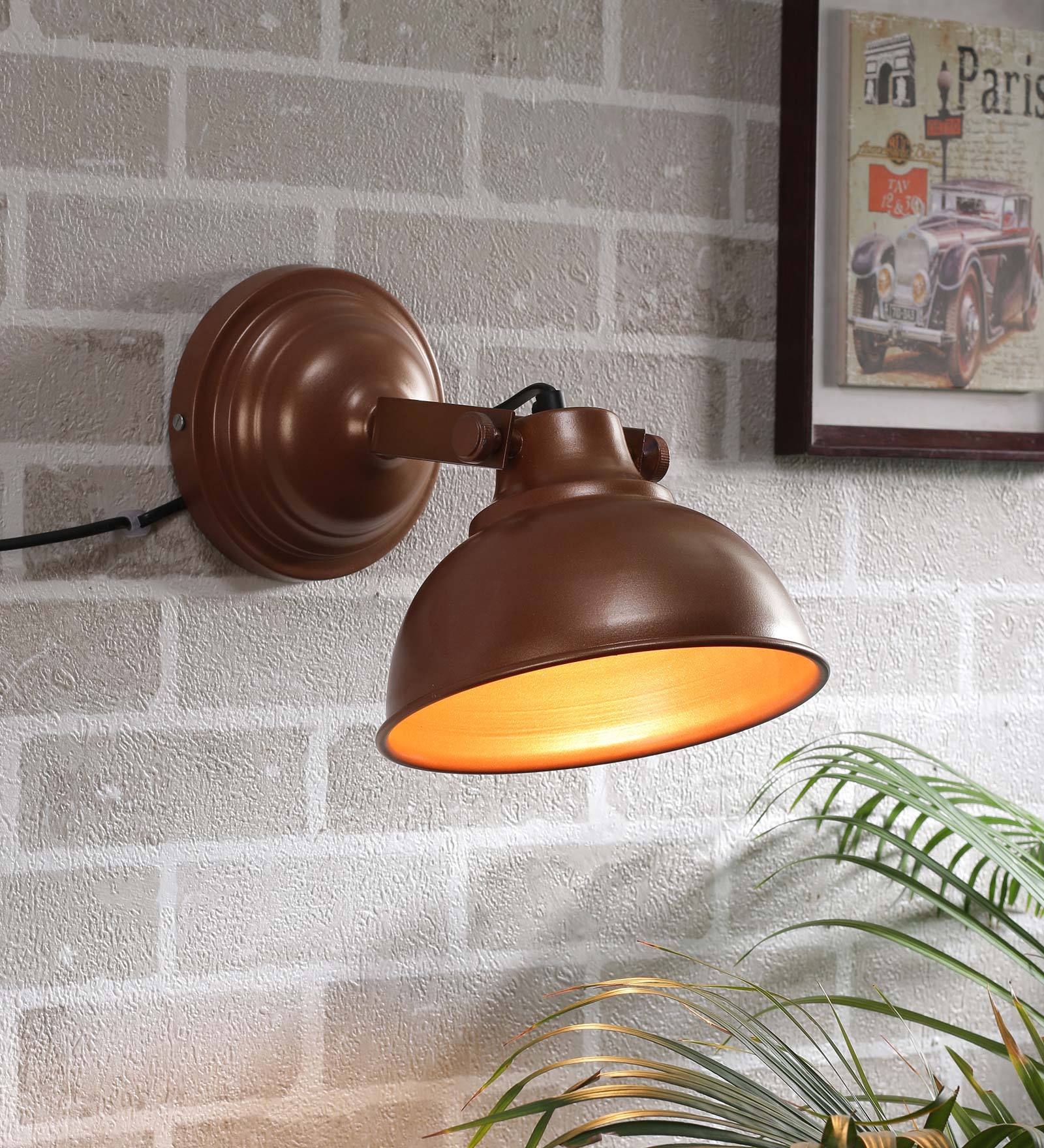 Buy Taguig Brown Metal Wall Lights - Bohemiana at 16% OFF by Bohemiana ...