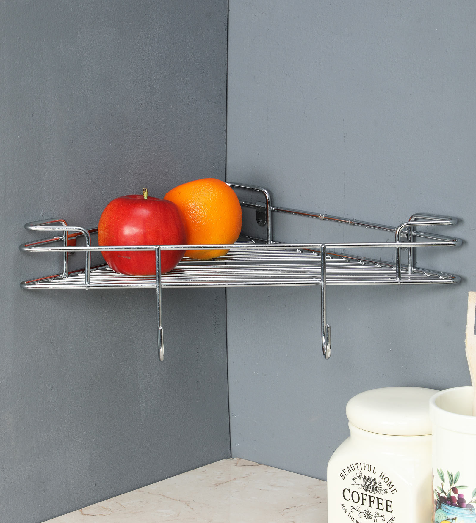 Buy Stainless Steel Wall Mounted Kitchen Racks By Rishan Lifestyle ...