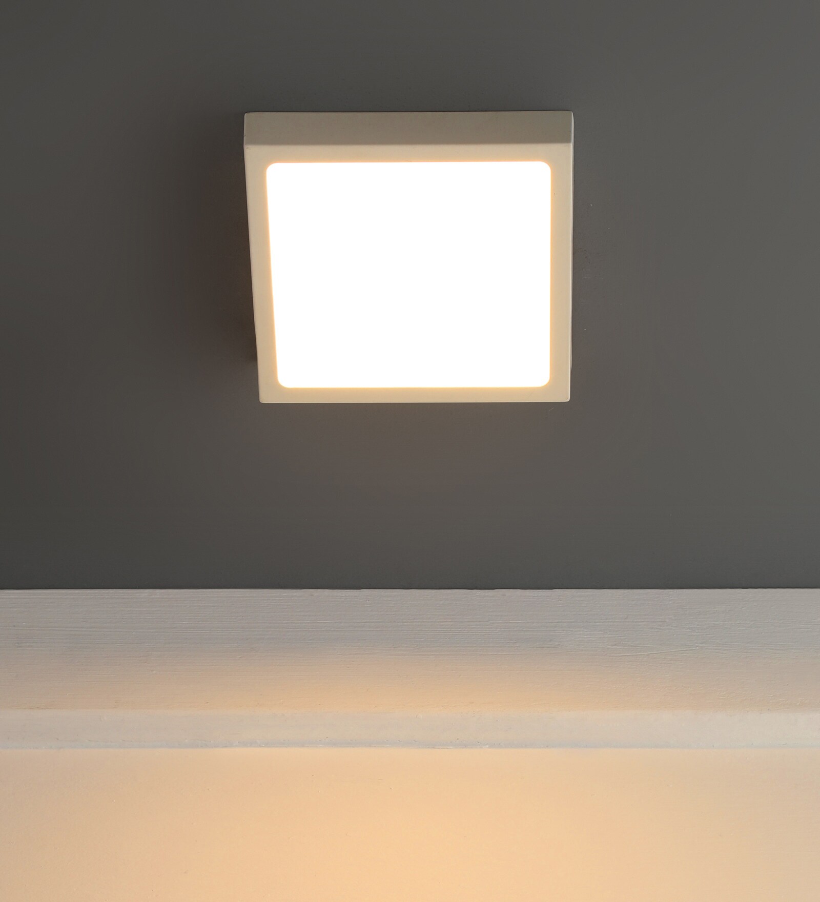 Buy Warm White 12 Watts LED Aluminium Square Panel Light by Learc LED ...