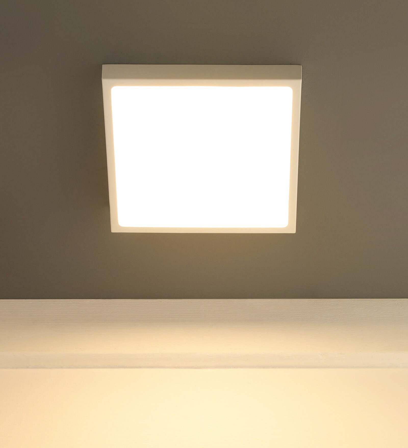 Buy Warm White 18 Watts LED Aluminium Square Panel Light by Learc LED ...