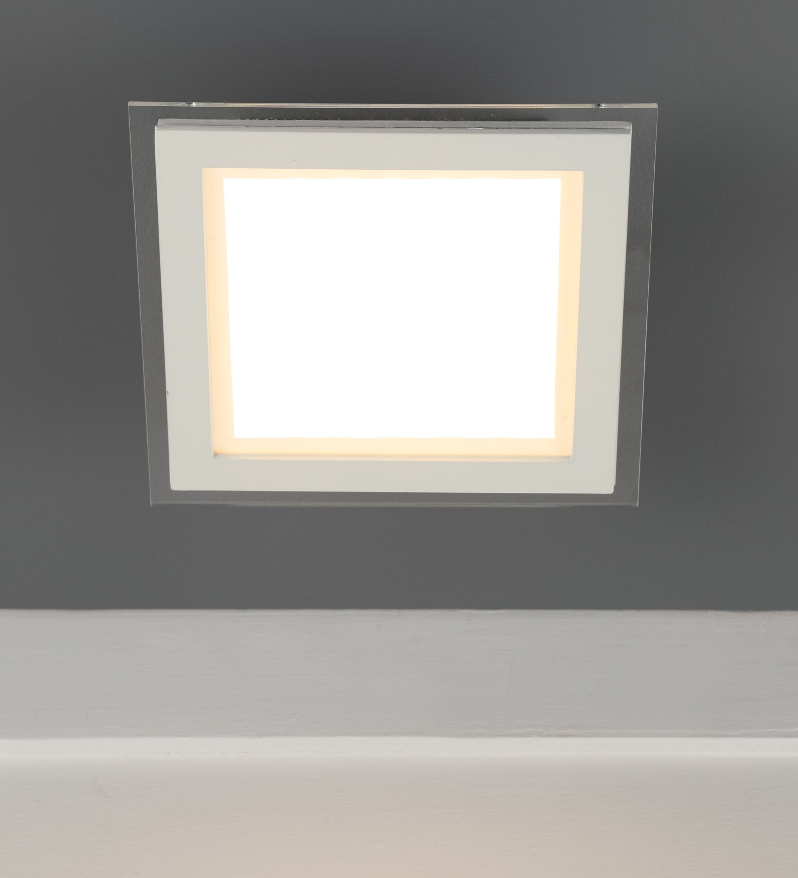 Buy Warm White 18 Watts LED Aluminium Square Panel Down Light at 36% ...