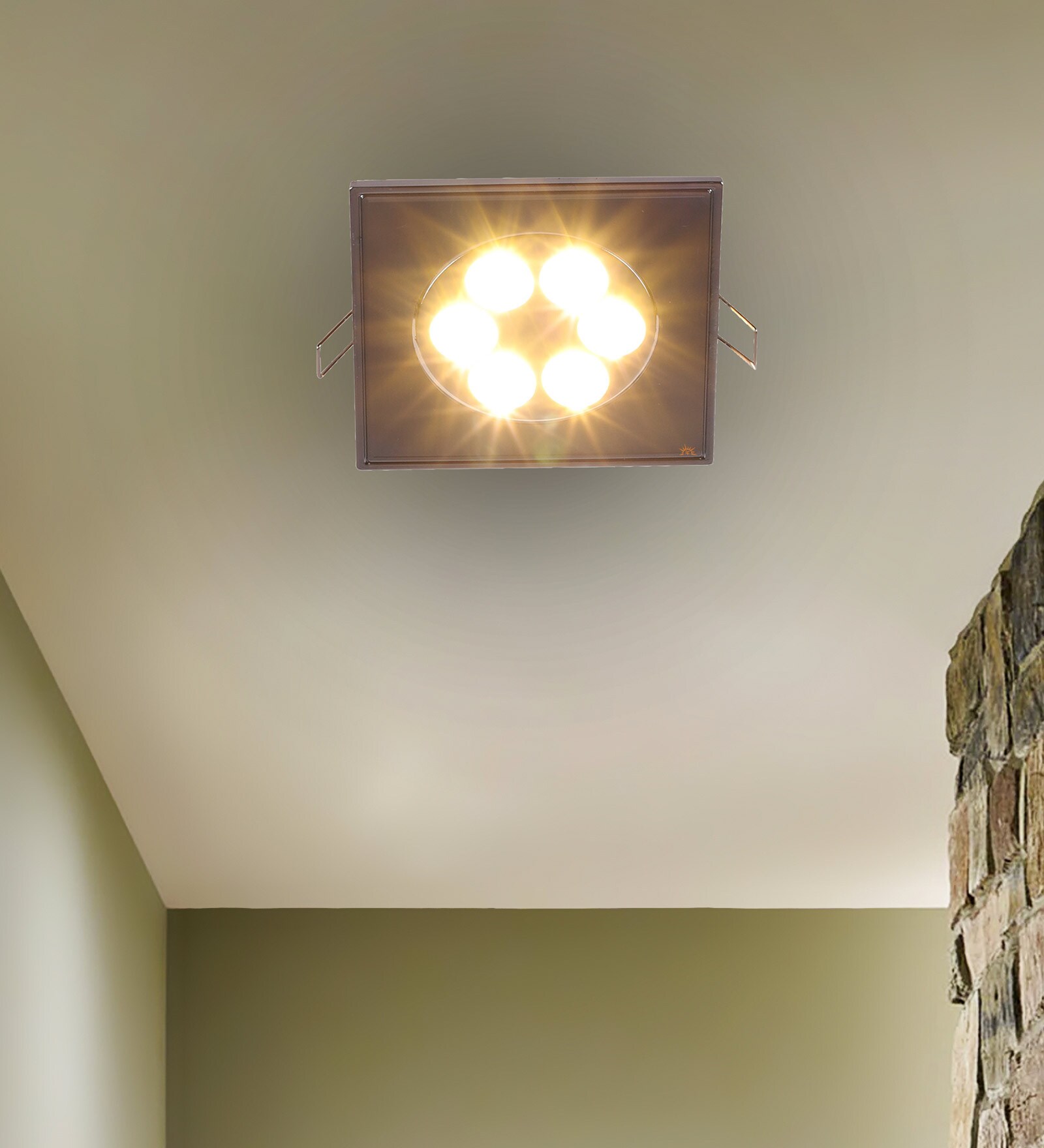 Buy Warm White Aluminium Flush Mount By Decorativeray at 61% OFF by ...