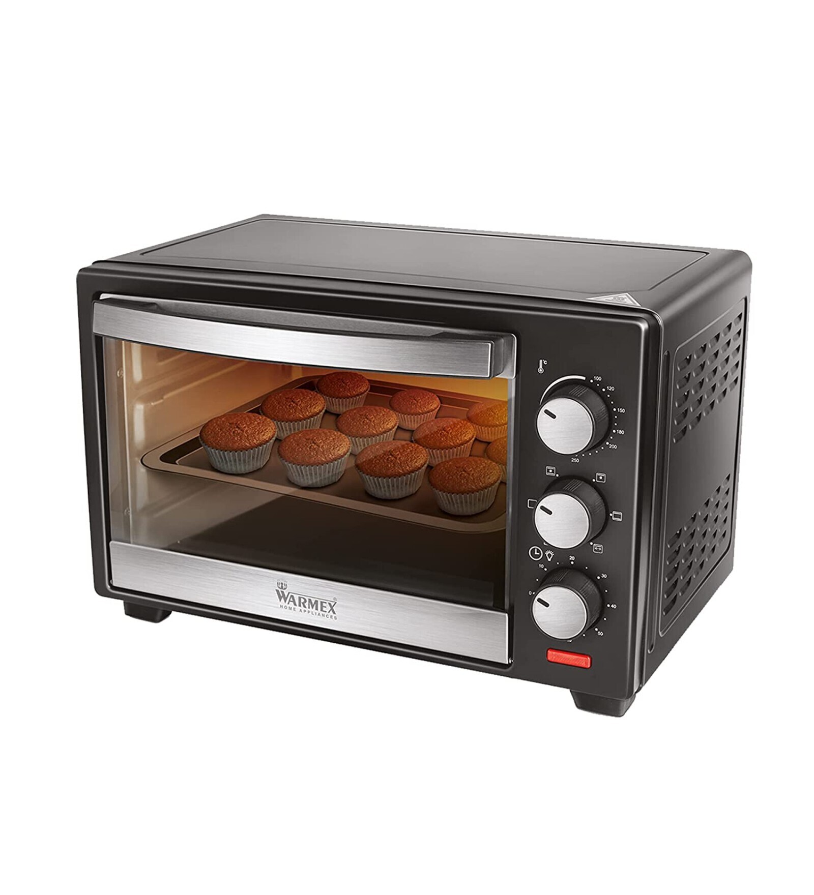 Buy Warmex MB20L/R&C Mom s Bliss Oven Toaster Griller 20Ltr 1280 Watt (Black) at 70% OFF by ...