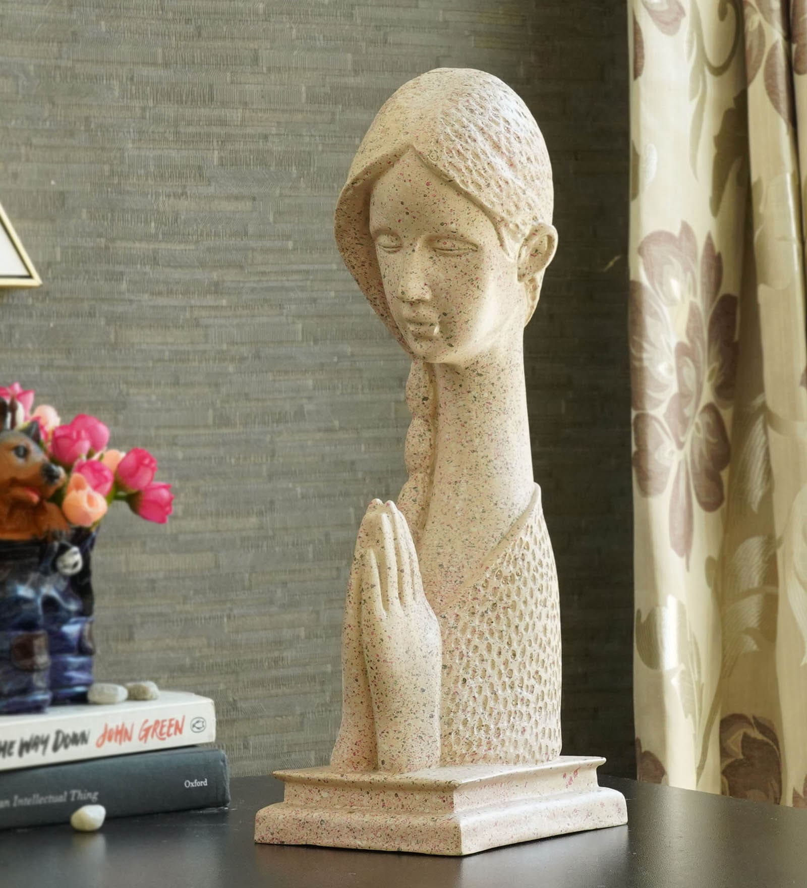 Buy Welcome Namaste Lady White Polyresin Figurine at 38% OFF by Tied ...