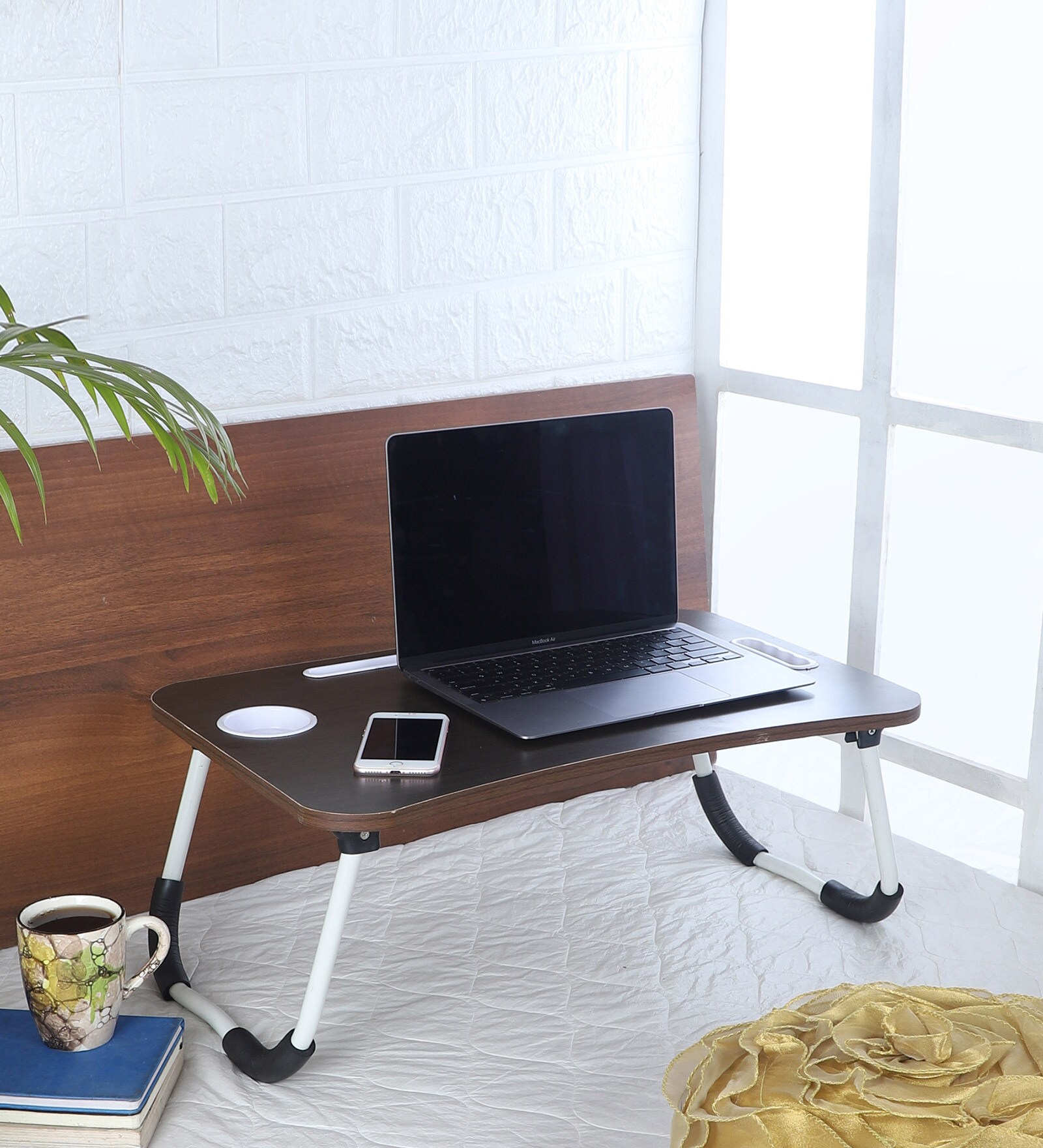Buy Westport Solid Wood Portable Table in Coffee Brown Finish at 22% ...