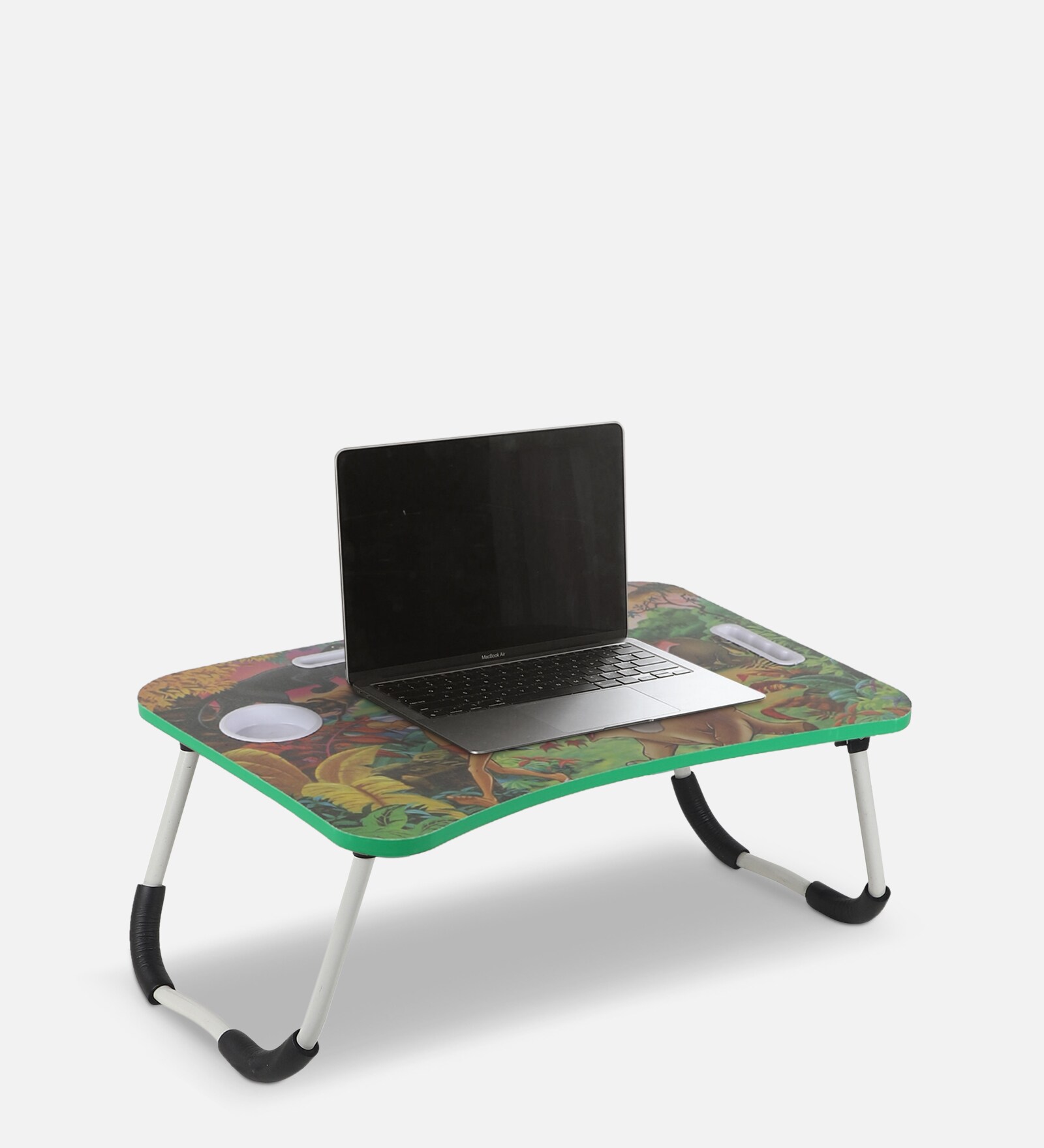 Buy Westport Mogli Cartoon Printed Laptop Table With Cup Holder In ...