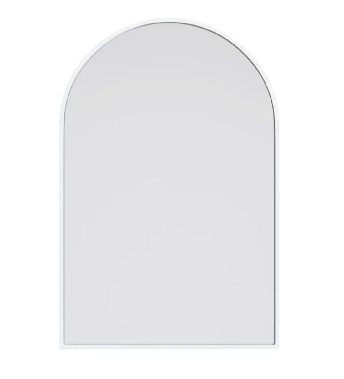 Buy White Arch D shape Wall Mirror by Casagold Online - Wall Mirrors ...