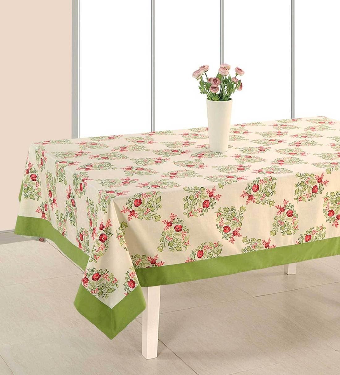 Buy Multicolor Cotton 90X60 Inch Table Cloth By Swayam at 45% OFF by ...