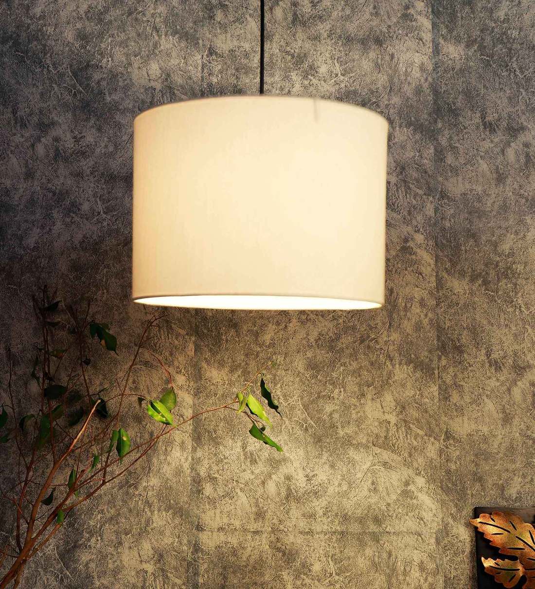 Buy Estelle White Fabric Hanging Light by Grated Ginger at 19% OFF by ...