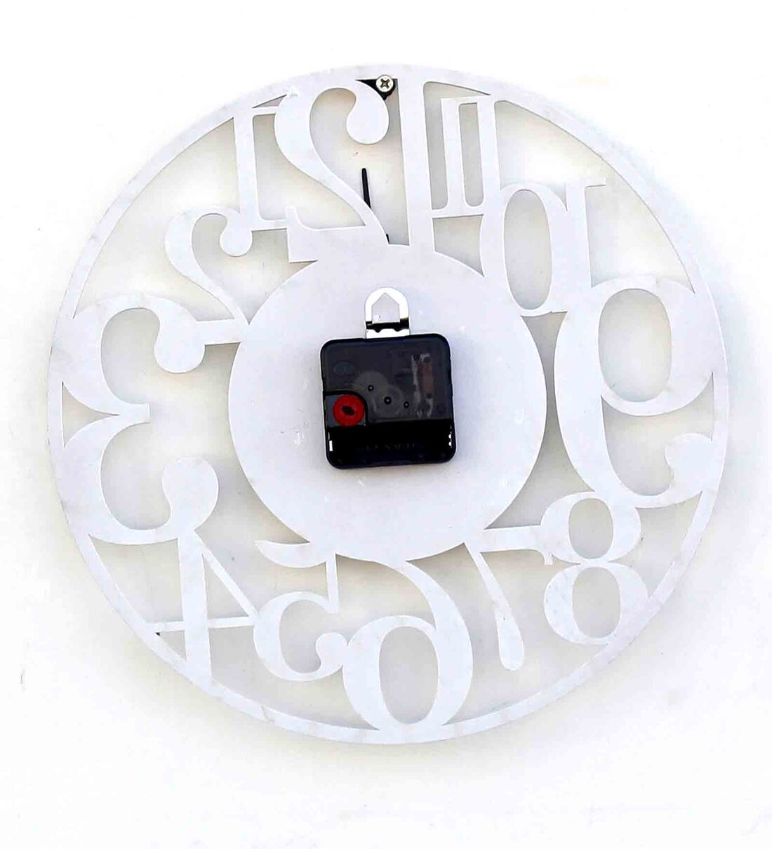 Buy White MDF 12in Wall Clock By Craftter Online - Modern Wall Clocks ...