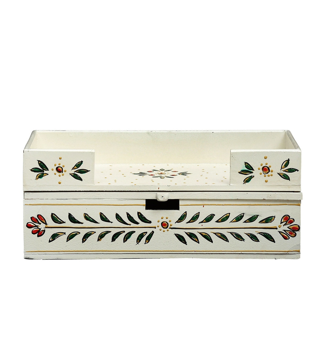 Buy White Pine Wood Pooja Mandir Without Door By D Dass Online - Pooja ...