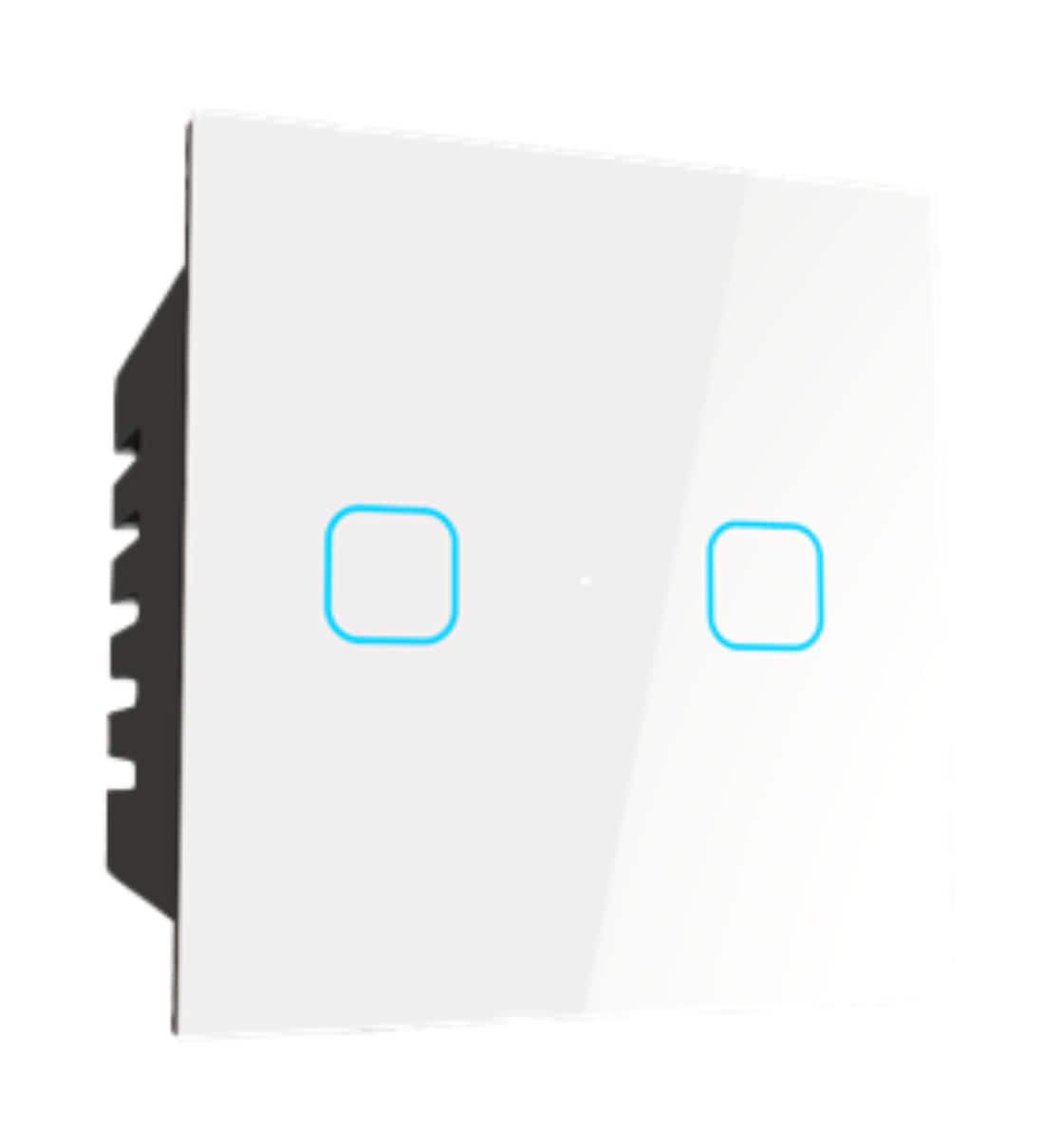 Buy White Smart Touch Switch 2 Gang 15A By Kamonk Online - Smart Bulbs - Smart Lights - Lamps ...