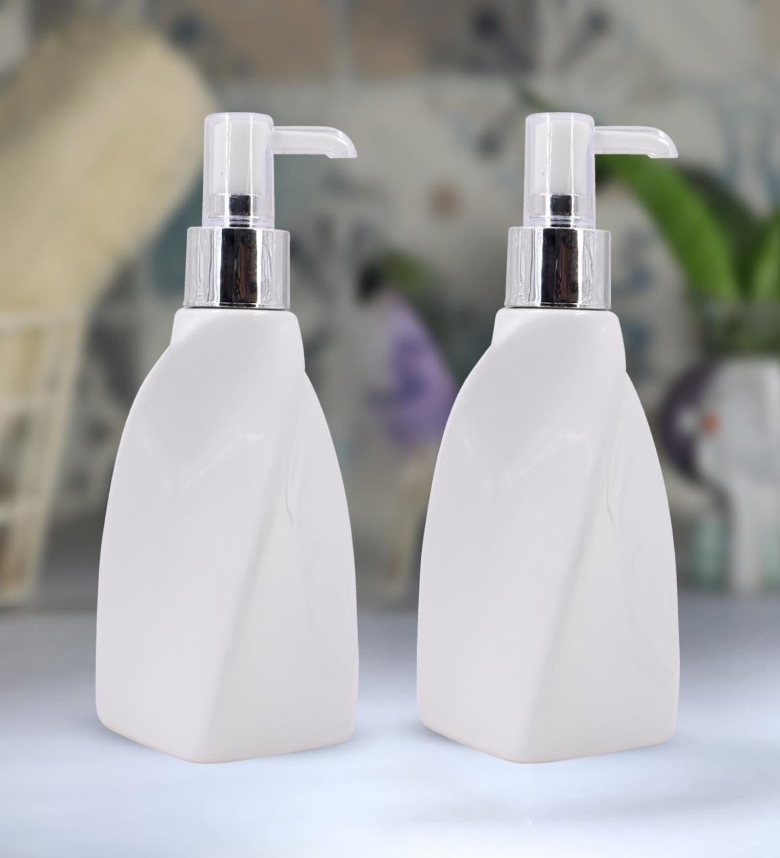 Buy White 300 ml Ceramic Liquid Soap Dispenser (Set of 2) at 20% OFF by ...