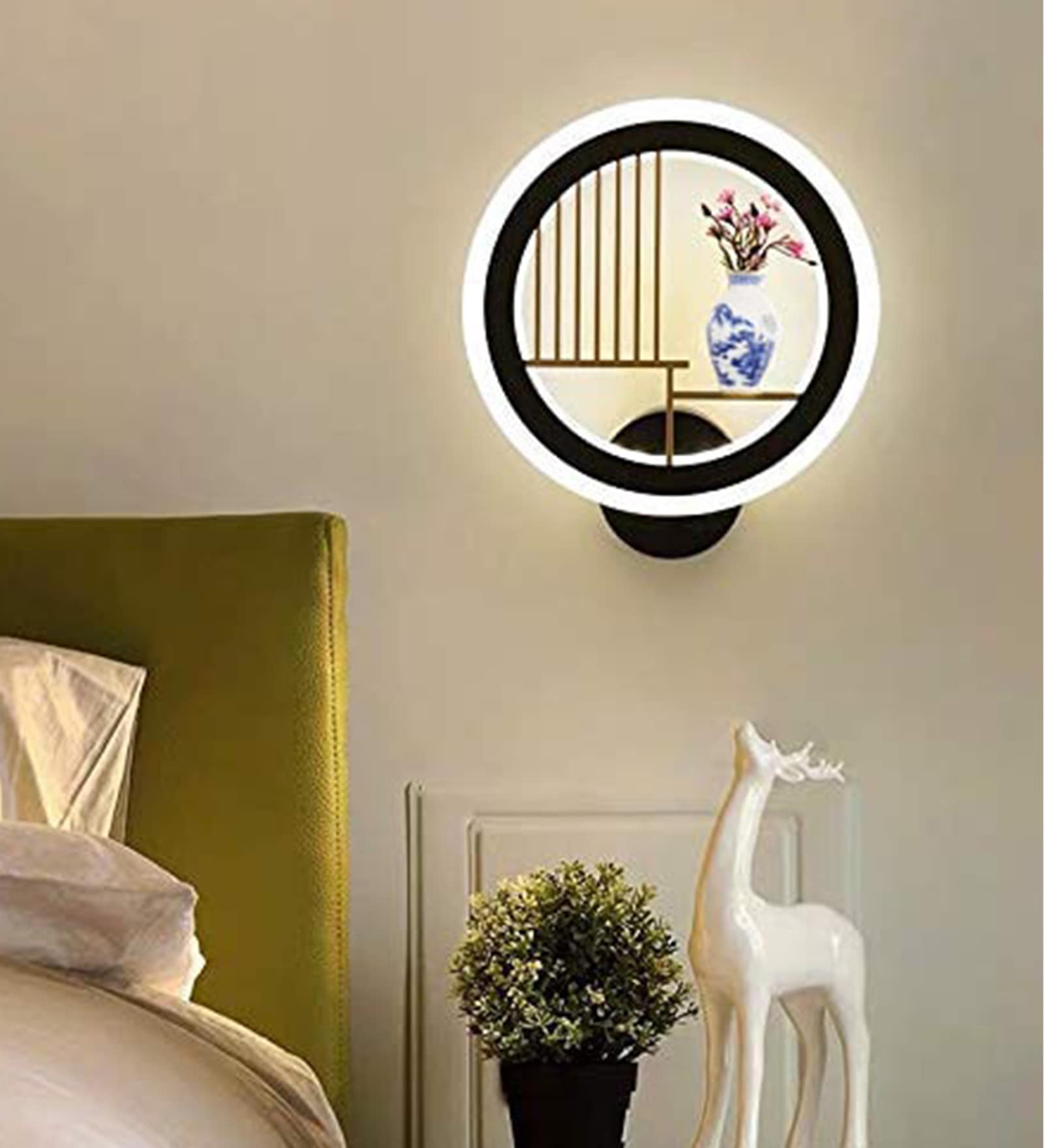 Buy Vivid Acrylic LED Novelty Wall Light (Black) at 11% OFF by Smartway ...