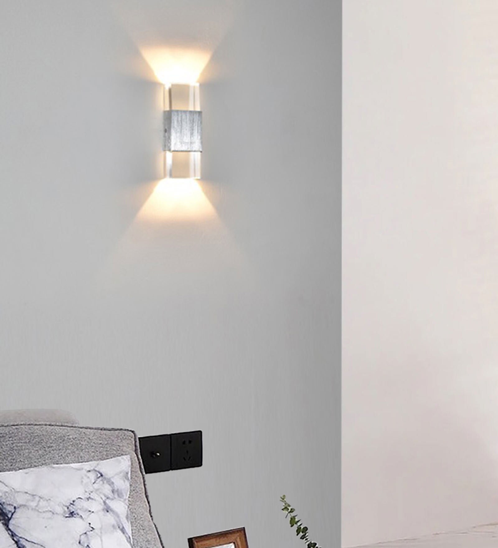 Buy Timor Acrylic Novelty Wall Light (White) at 41% OFF by Smartway ...