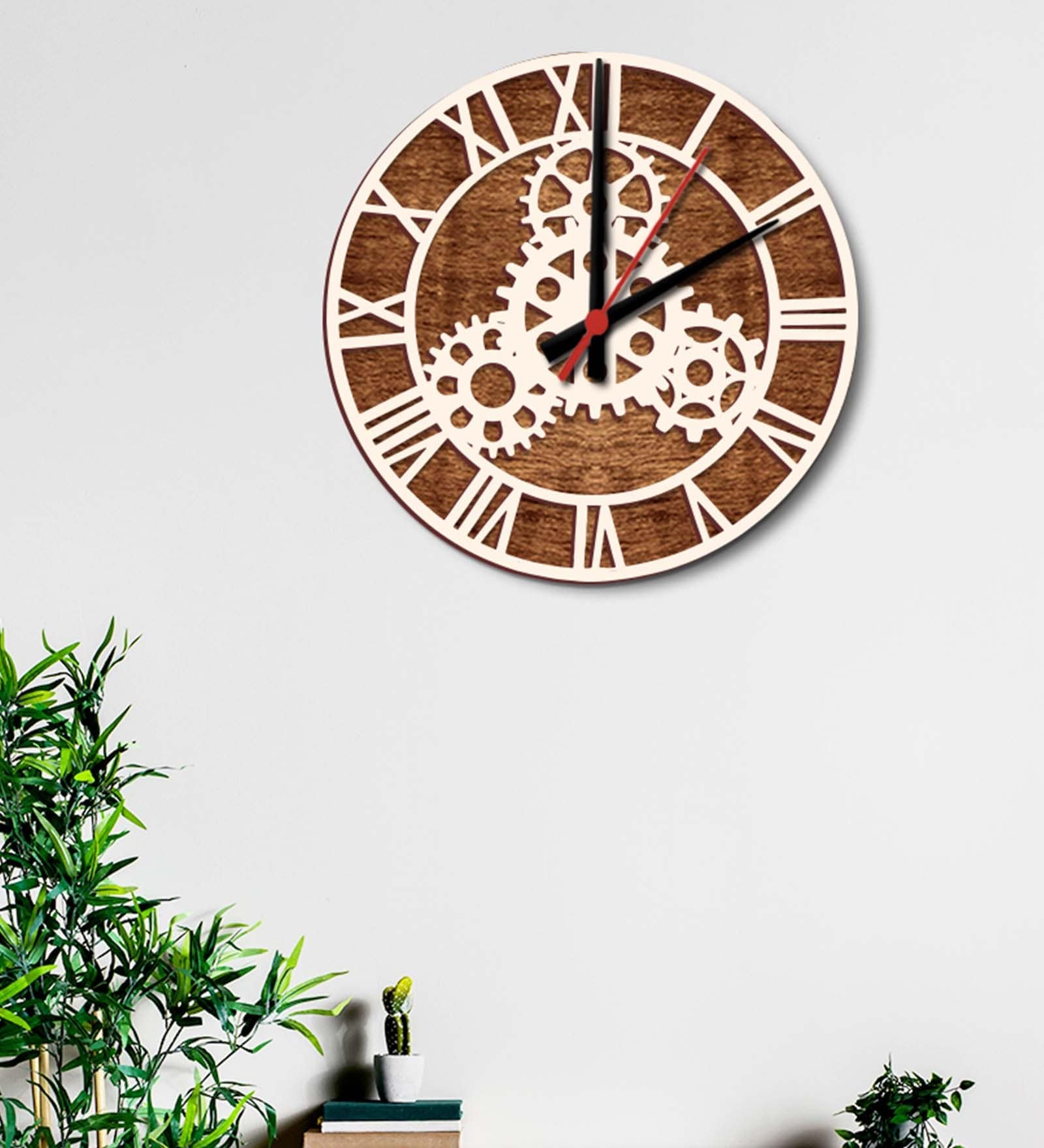 Buy White Engineered Wood Analog Wall Clock By WallMantra at 24% OFF by ...