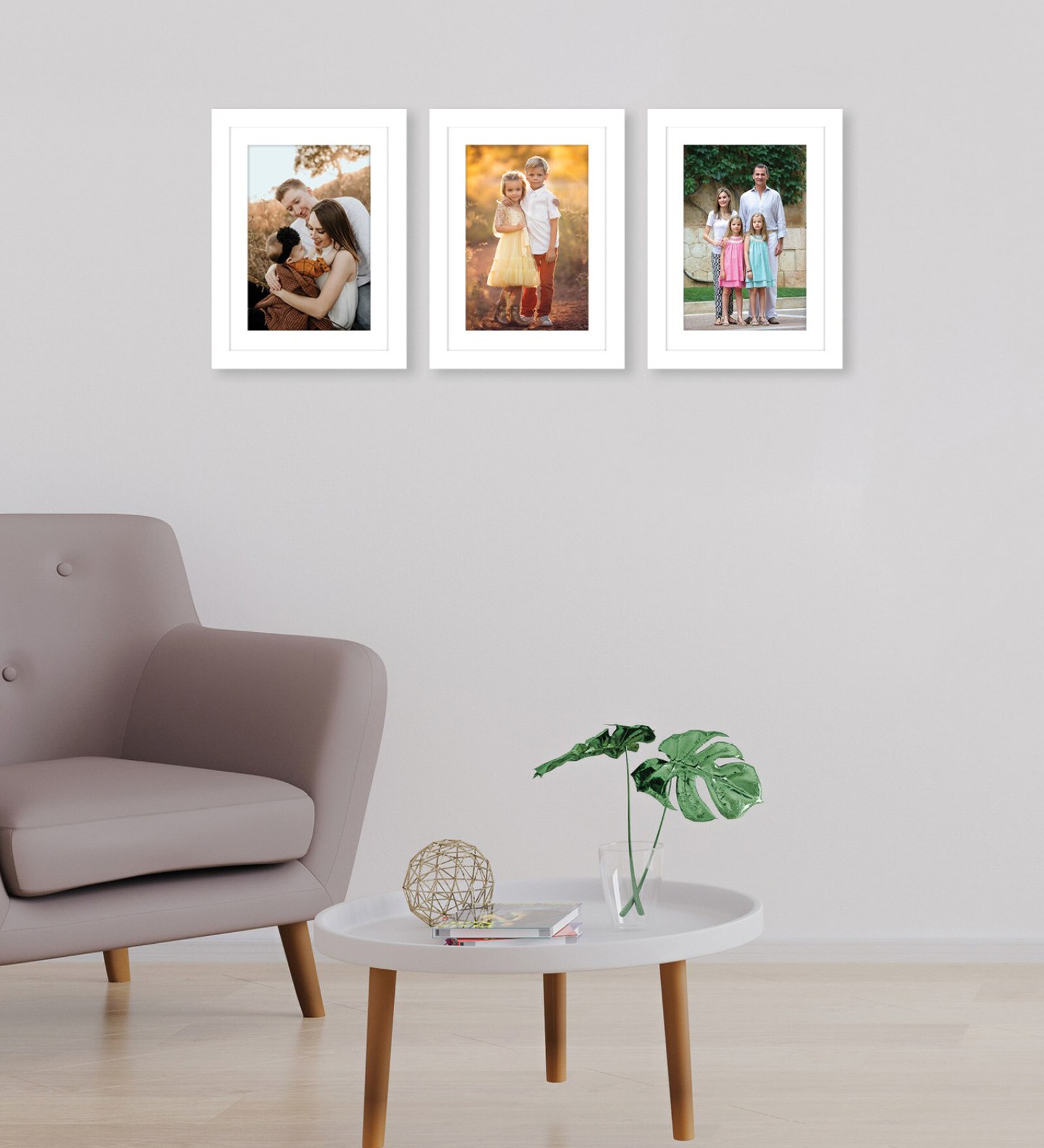 Buy White Engineered Wood S, Set Of 3 Collage Photo Frames at 22% OFF ...