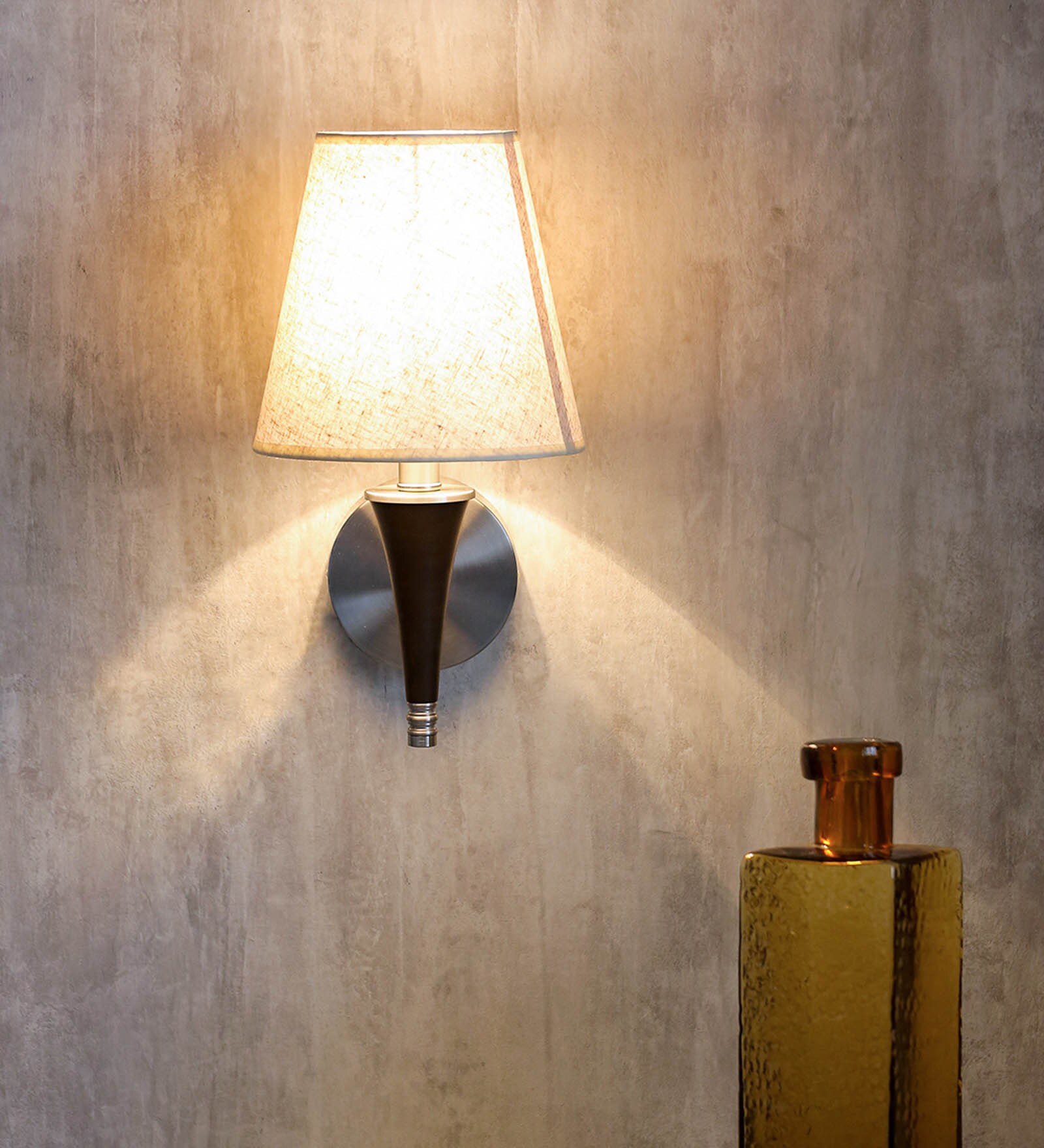 Buy White Fabric Wall Light by Jainsons Emporio at 34% OFF by Jainsons ...