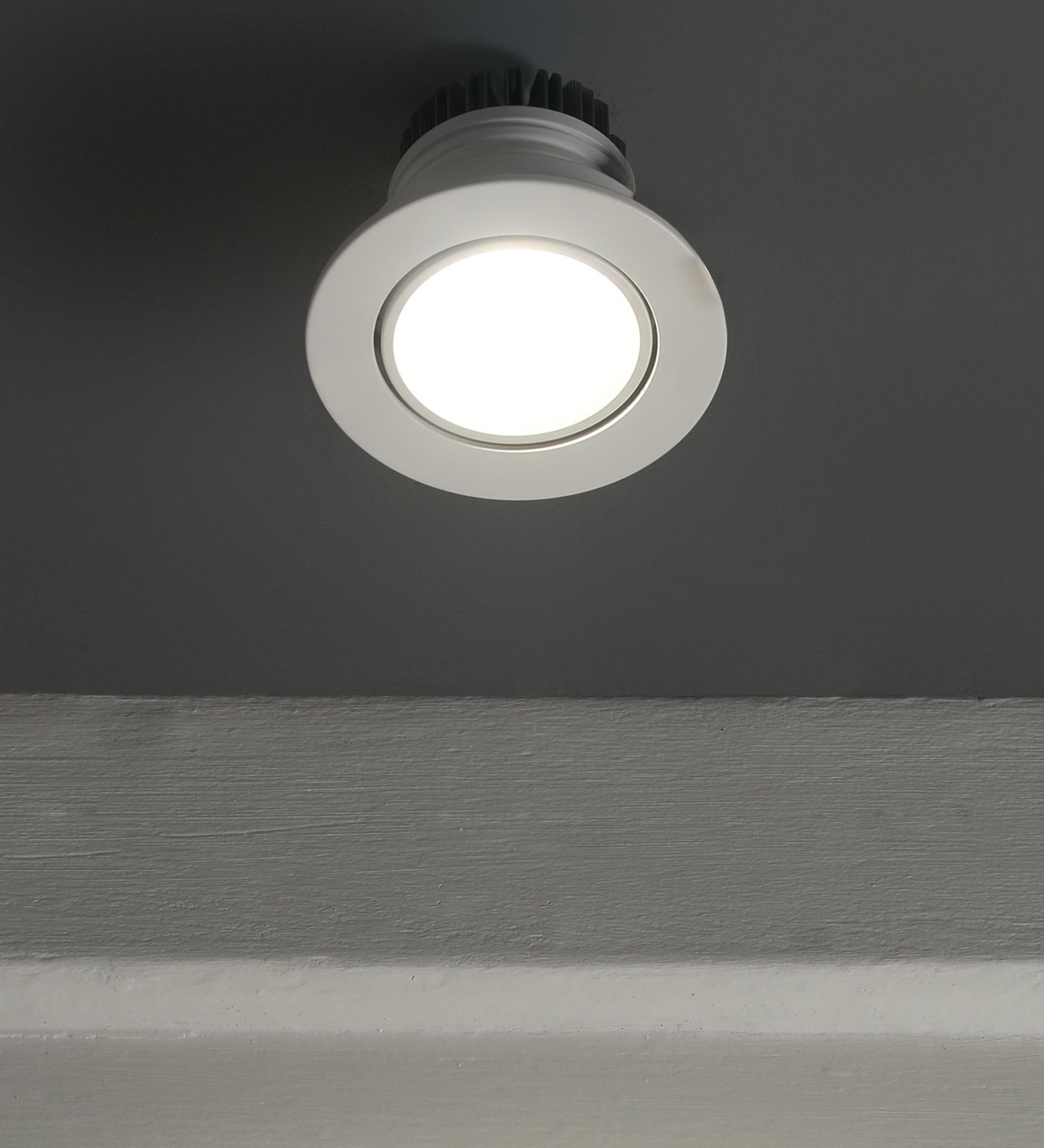 Buy White 6 Watts LED Aluminium Round Panel Down Light by Learc LED ...