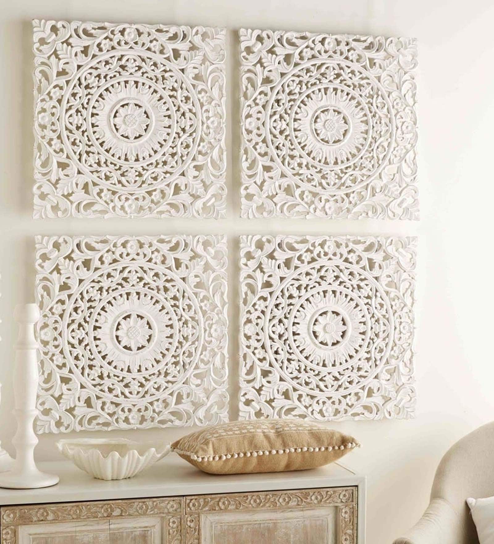 Buy White MDF Wooden Wall Panel By Shilpi at 24% OFF by Shilpi | Pepperfry