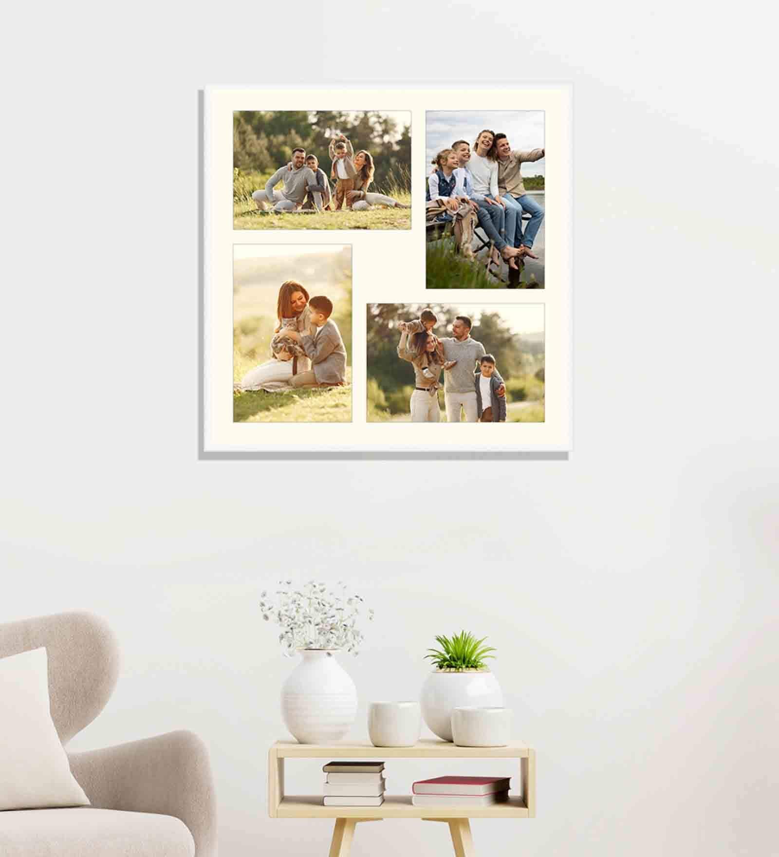 Buy Pocket Set of 4 White Metal-Collage Photo Frame at 20% OFF by ...
