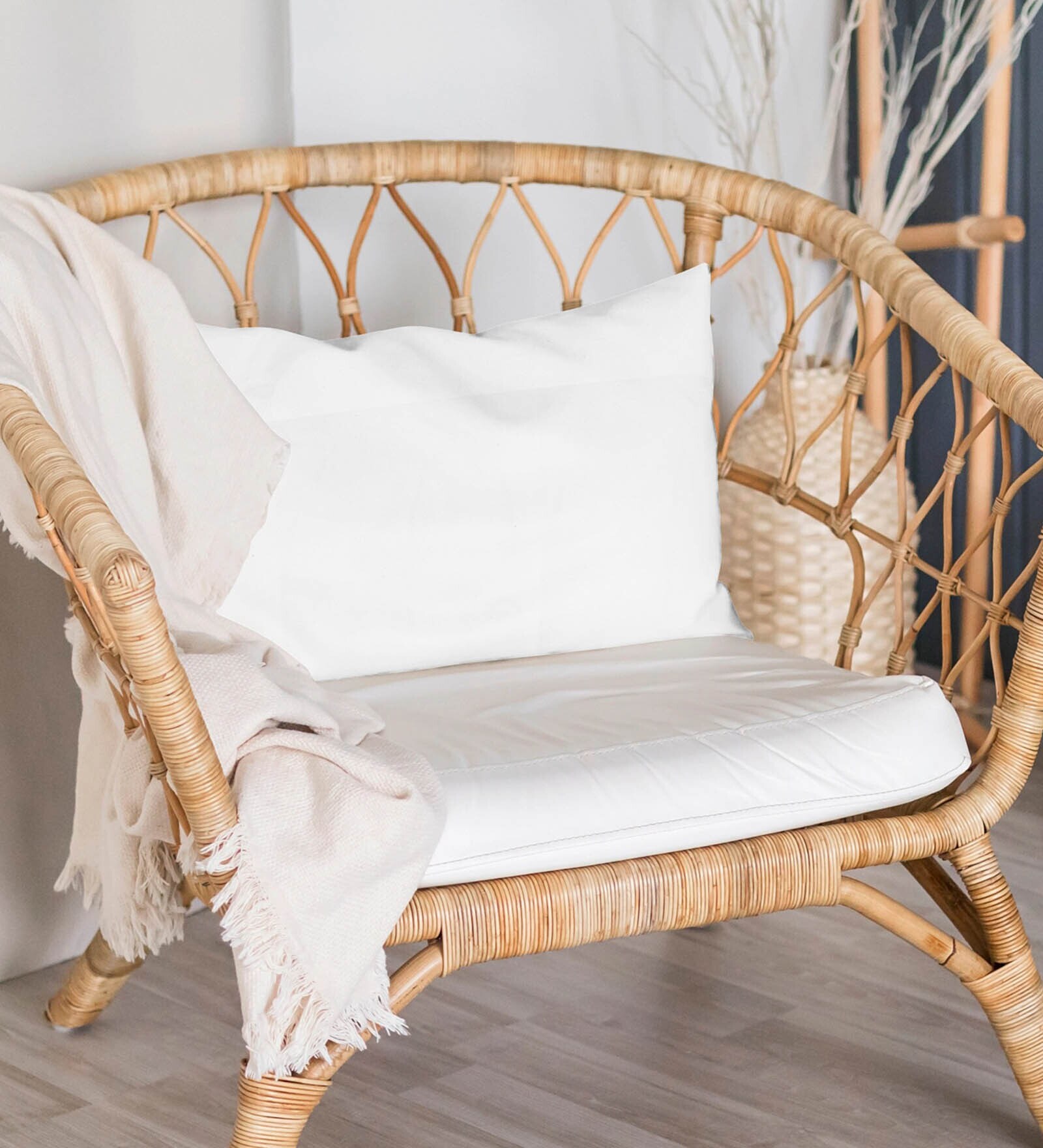 Buy White Plain Solid 250TC Cotton 12 x 15 Inches Pillow Cover by The ...