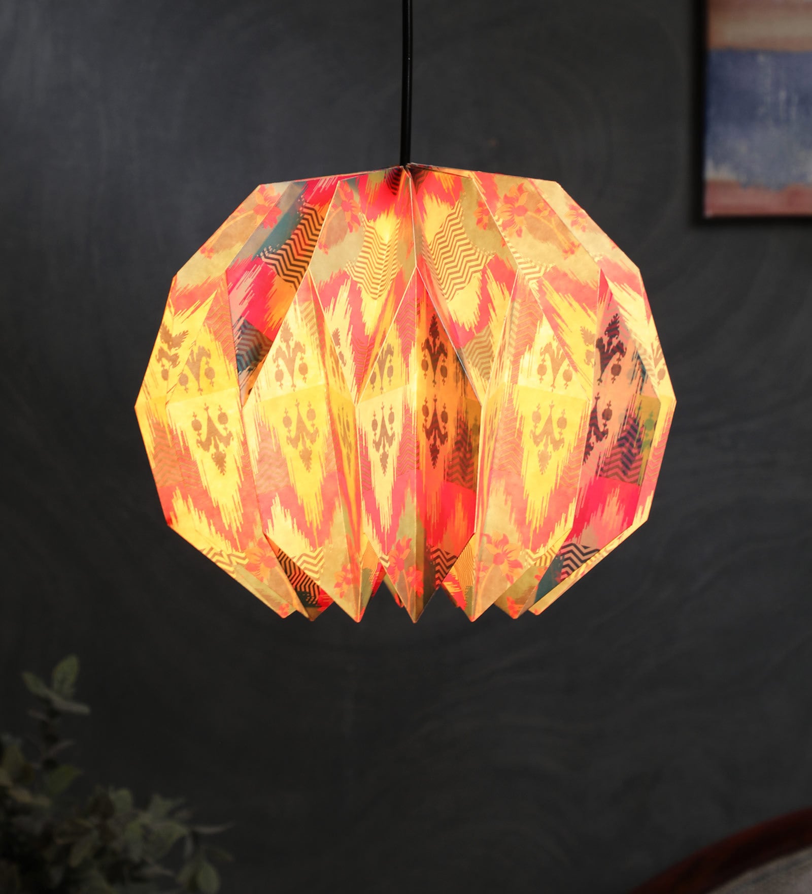 Buy White Paper Decorative Hanging Lights by India Circus by Krsnaa ...