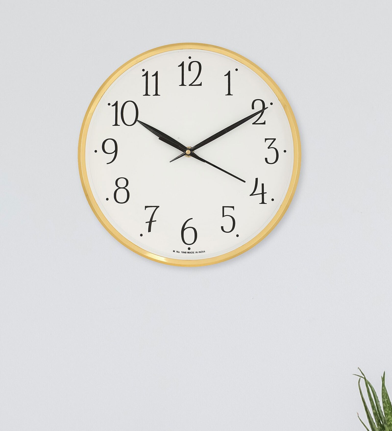 Buy White Plastic Wall Clock at 74% OFF by EDEALS | Pepperfry