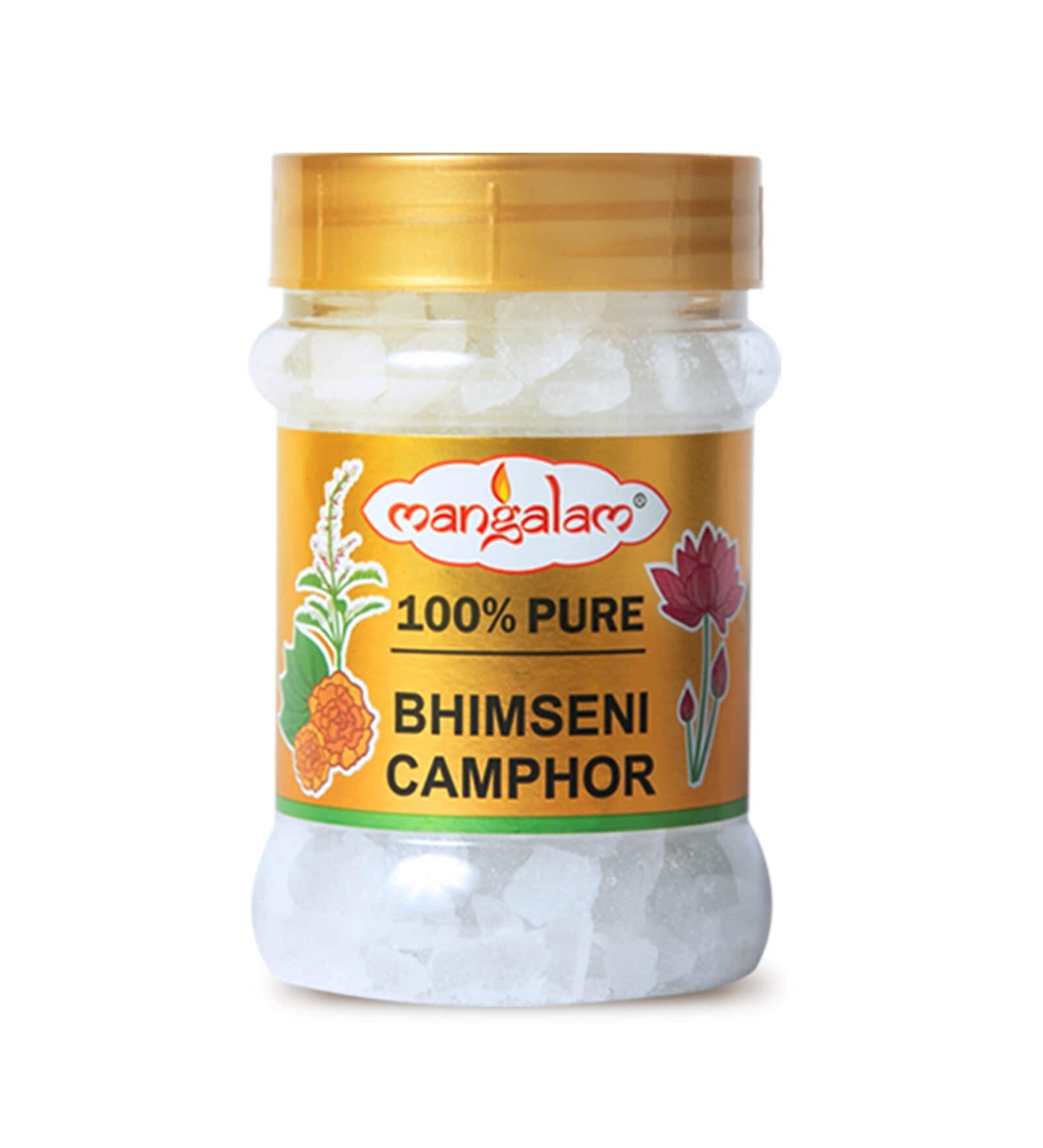 Buy 100 Grams Bhimseni Camphor Jar at 30% OFF by Mangalam | Pepperfry