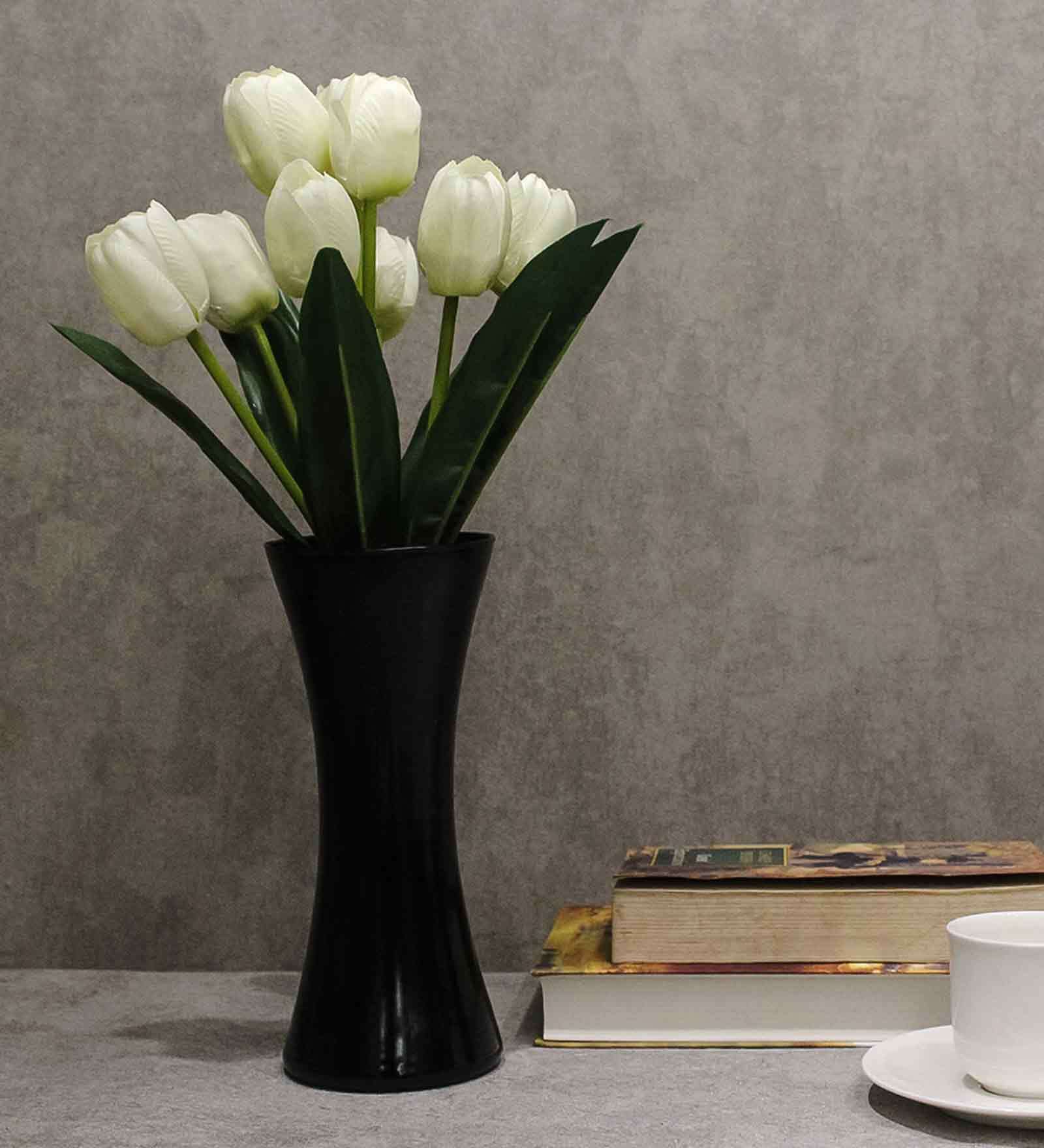 Buy White Polyester Artificial Tulip Flower Bunch by PolliNation at 53% ...