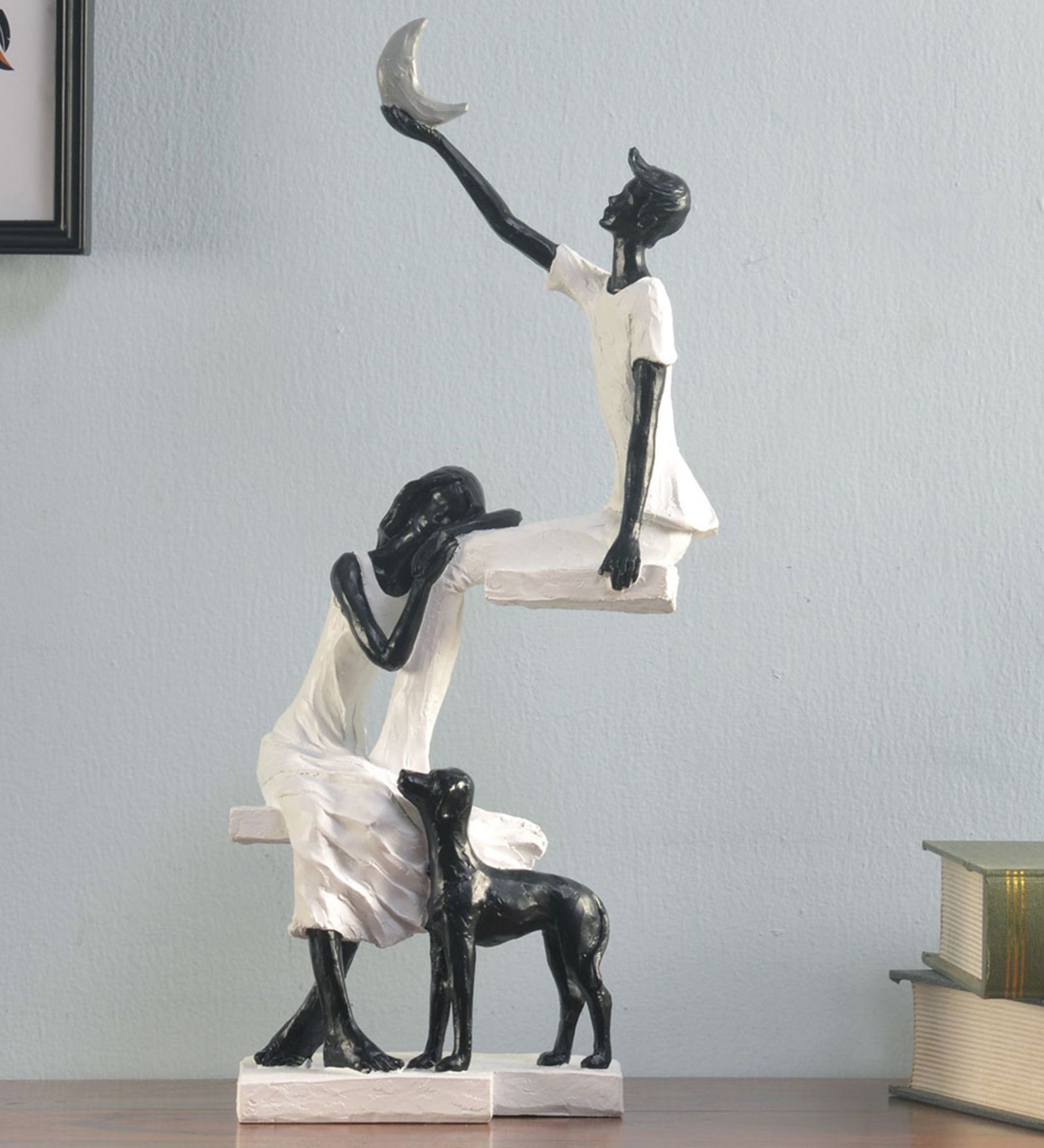 Buy White Polyresin Human Figurine by @home Online - Human Figurines ...