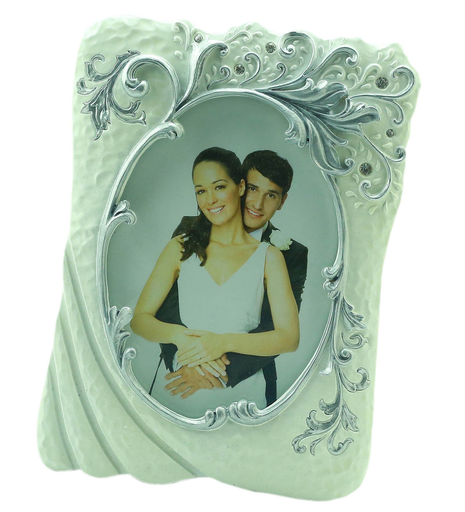 Buy White Resin Elegant Photo Frame by Importwala Online - Single Photo ...