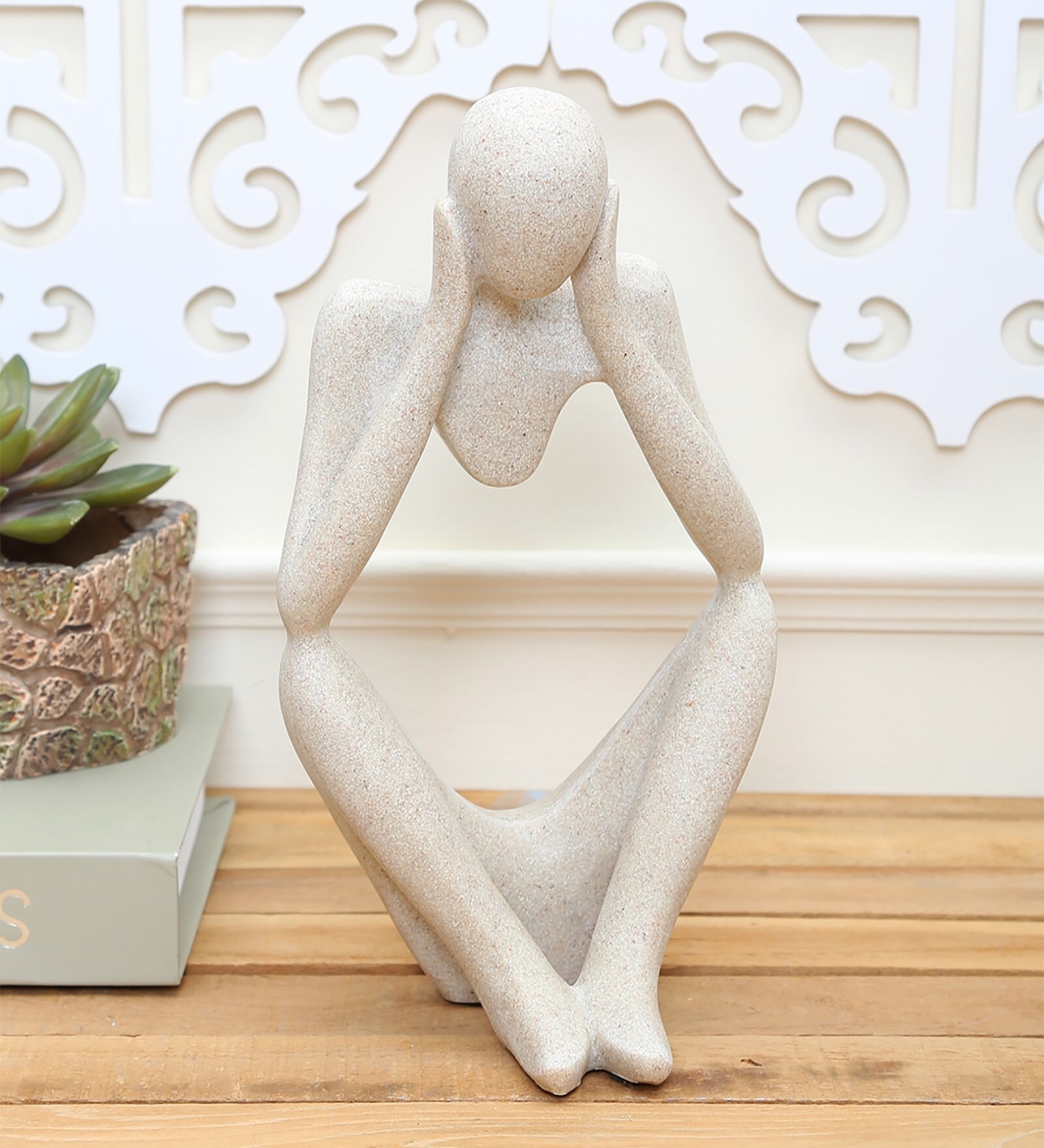 Buy White Resin Human Figurine by Aapno Rajasthan Online - Human ...