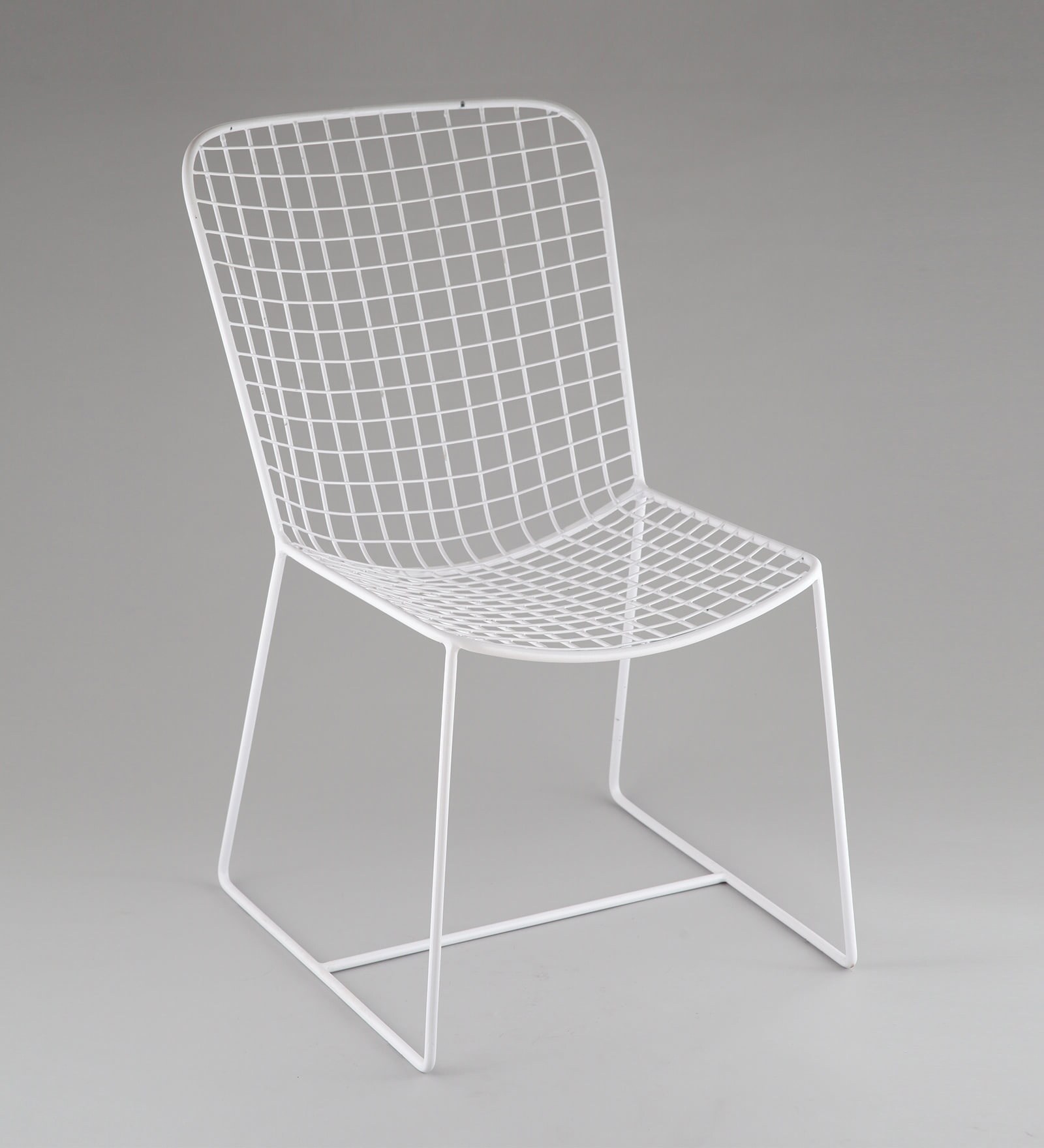 Buy Solaro Metal Caf Chair In White Finish at 100% OFF by Indecrafts ...