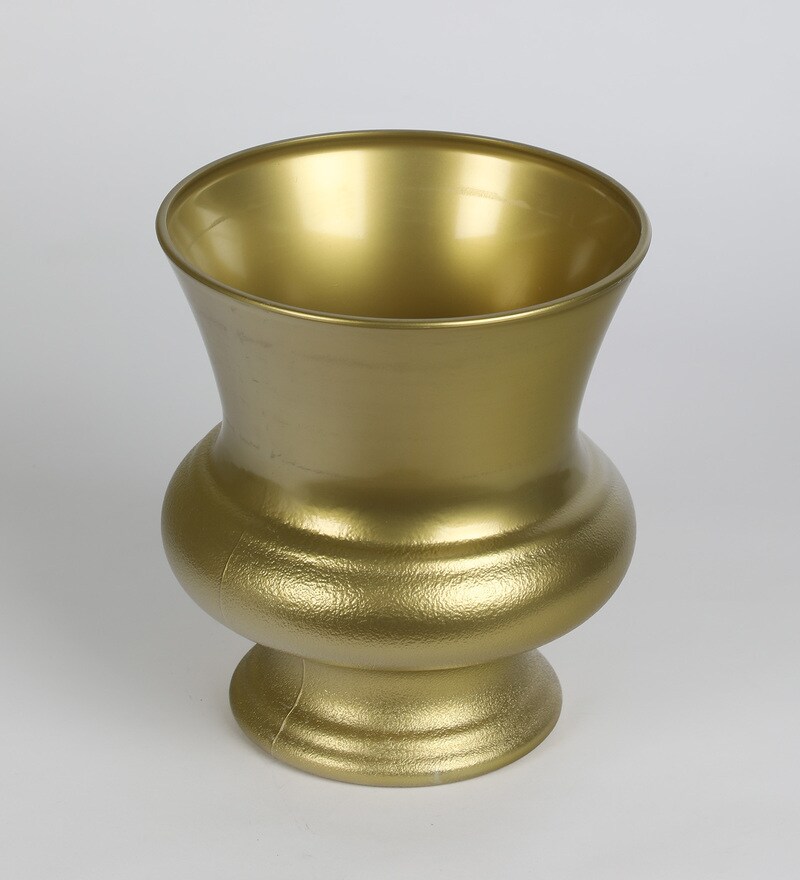 Buy Golden Acrylic Designer Urns Table Vase by Oasis Floral Products ...