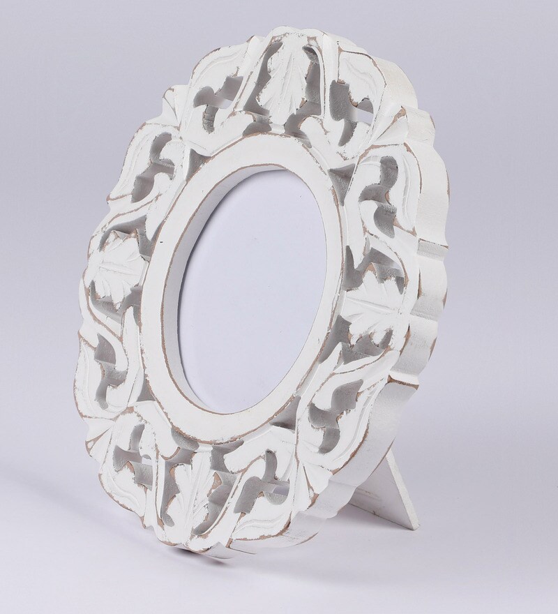Buy White Engineered Wood Decorative Hand Crafted Photo Frame by The ...