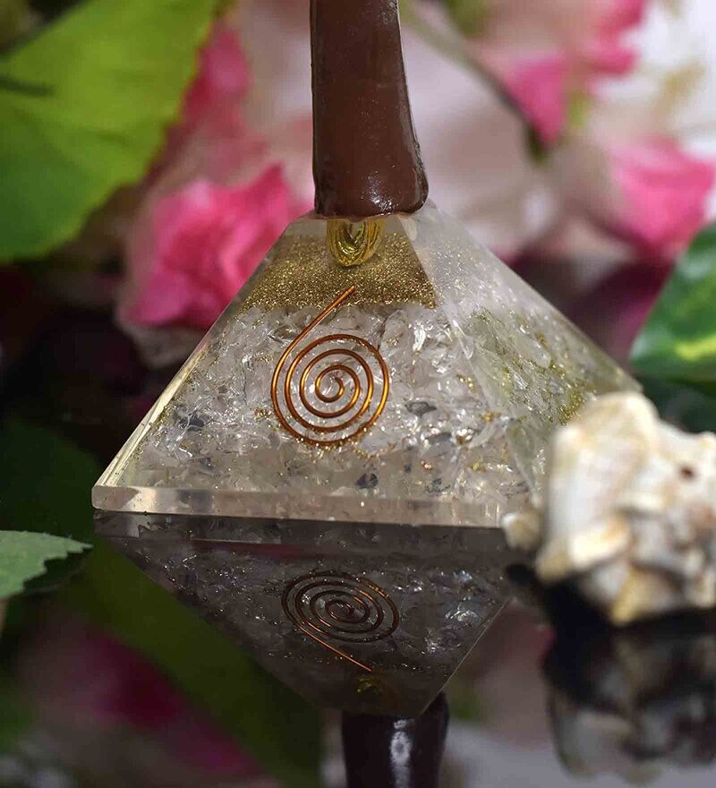 Buy White Quartz Stone Fortune Crystal Tree Showpiece by Muren Online ...