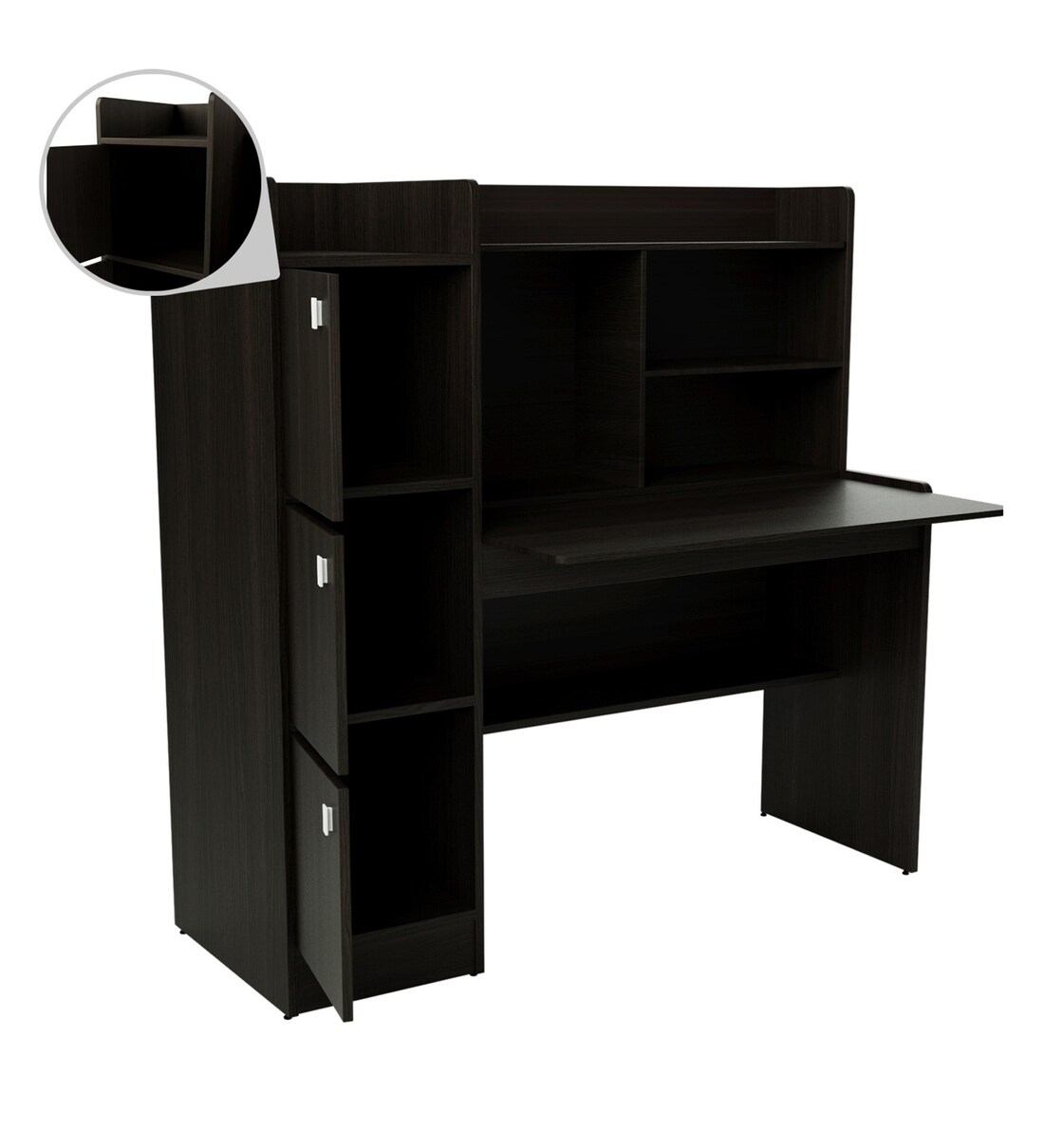 Buy Winner Hutch Desk in Wenge Finish Online - Hutch Desks - Study ...