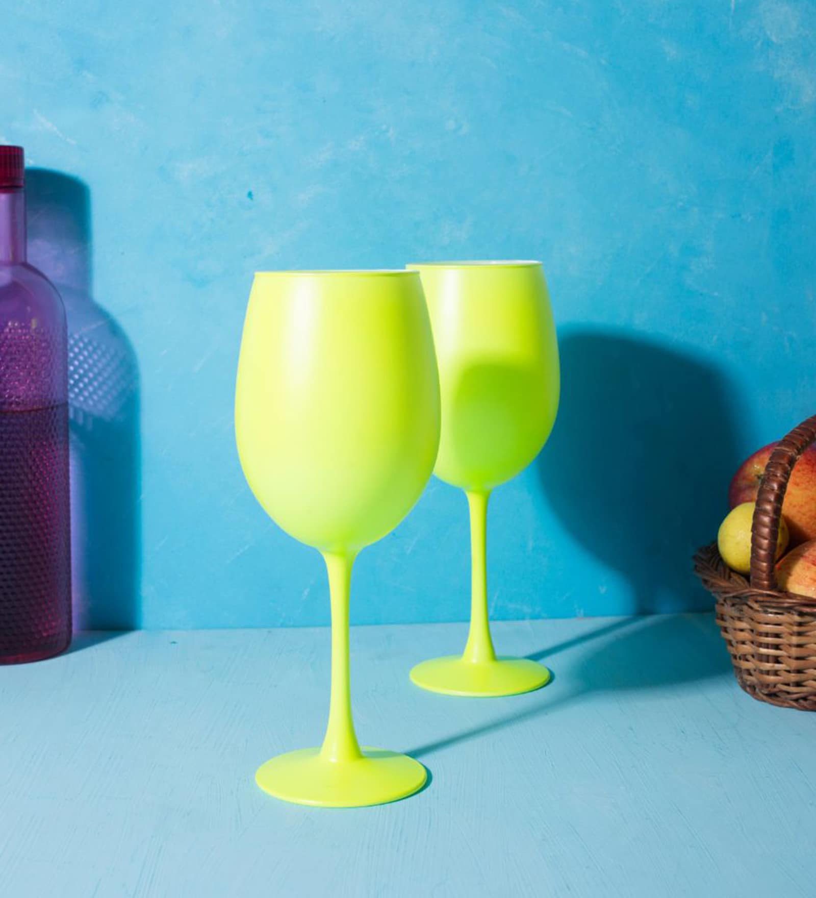 Buy Wine Glass for Party Home Wedding Multipurpose Use Glassware Lead ...