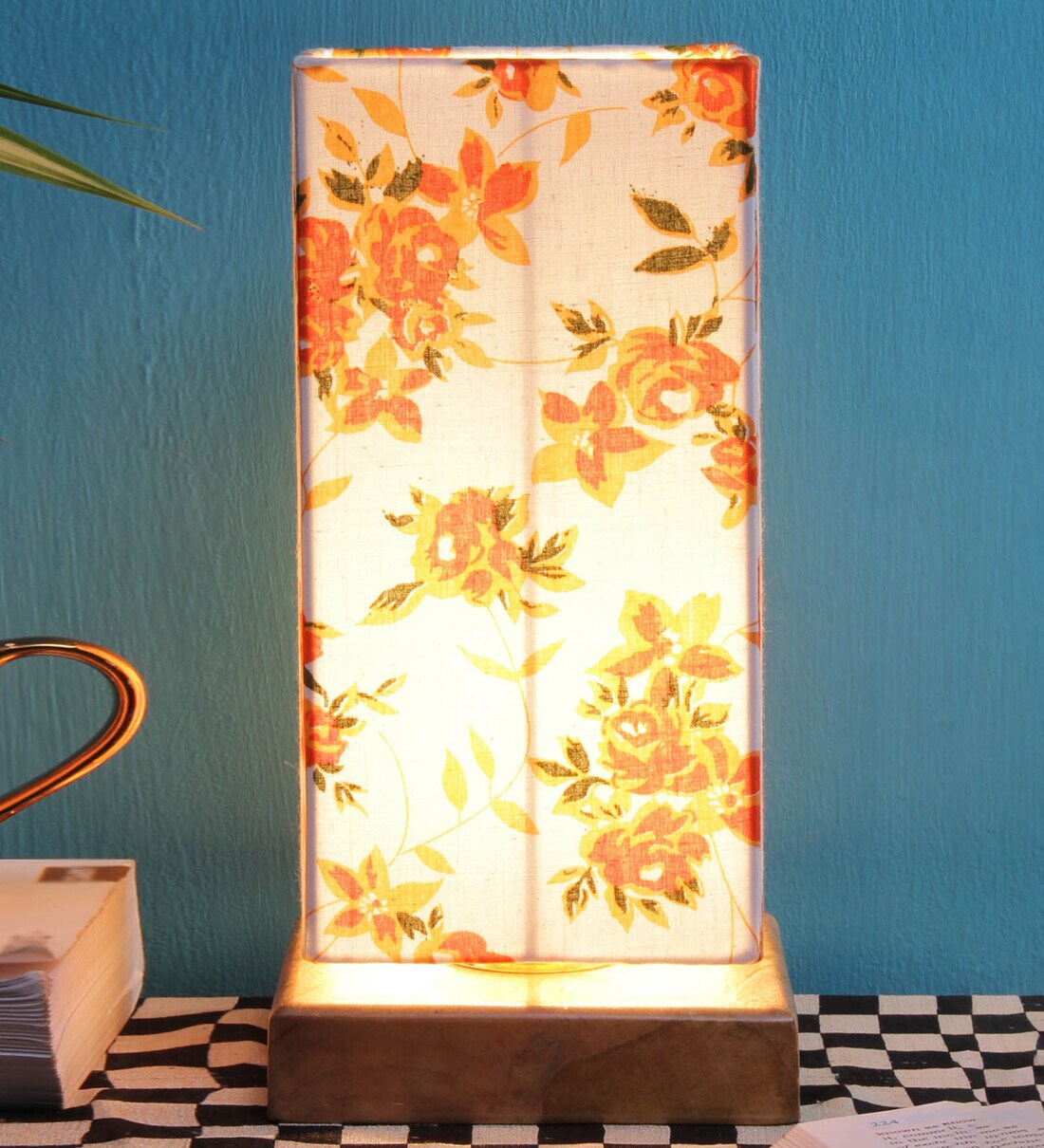 Buy Wood Multicolor Table Lamp at 40% OFF by New Era | Pepperfry