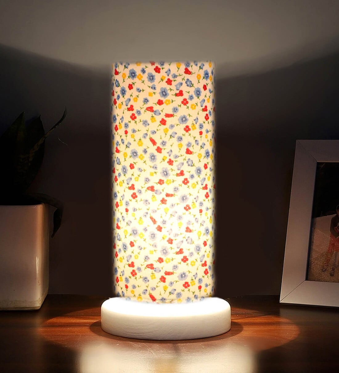Buy Wood Multicolor Table Lamp at 40% OFF by New Era | Pepperfry