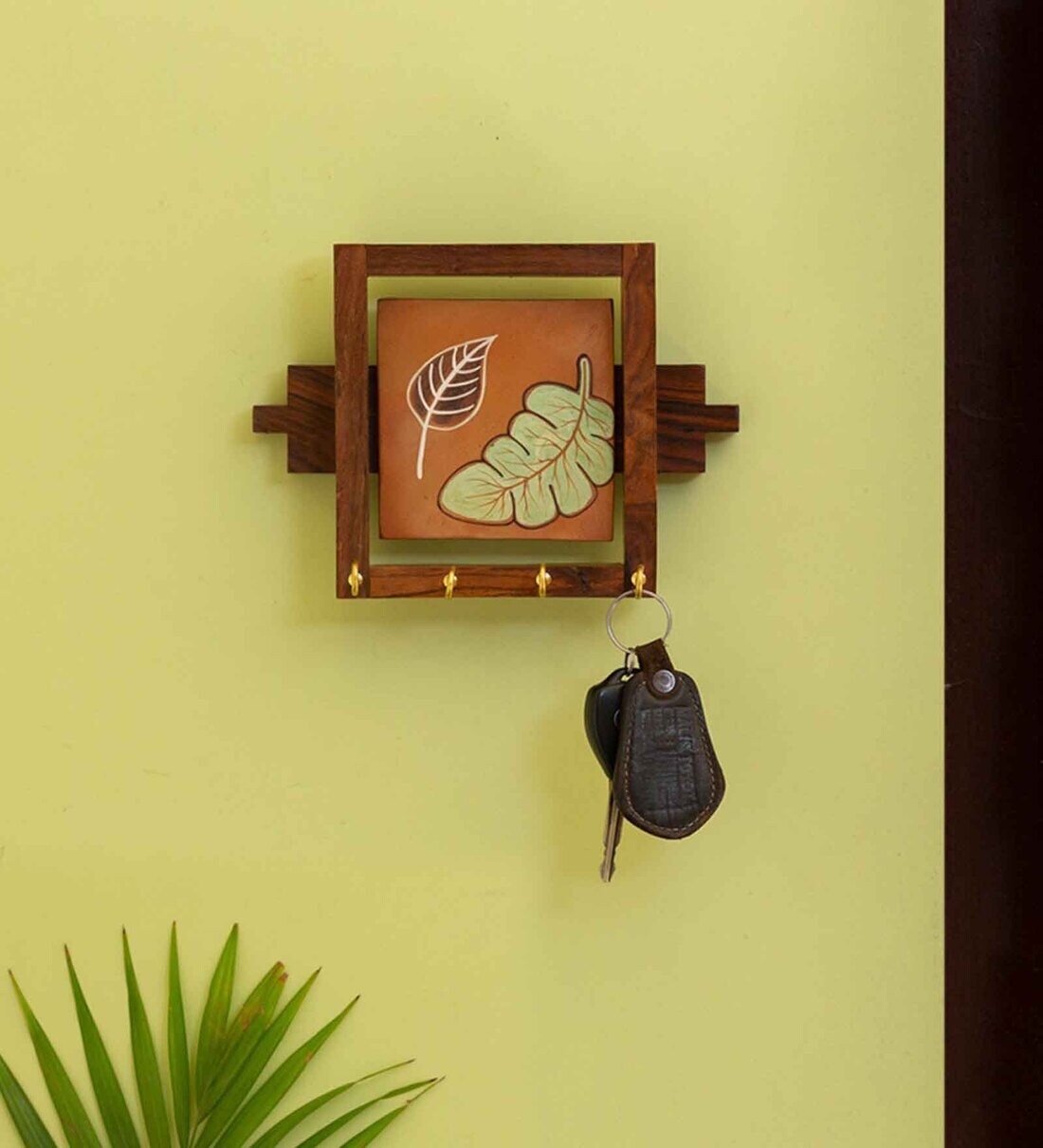 Buy Wood Shades Of Leaf Key Holder By ExclusiveLane at 43% OFF by ...
