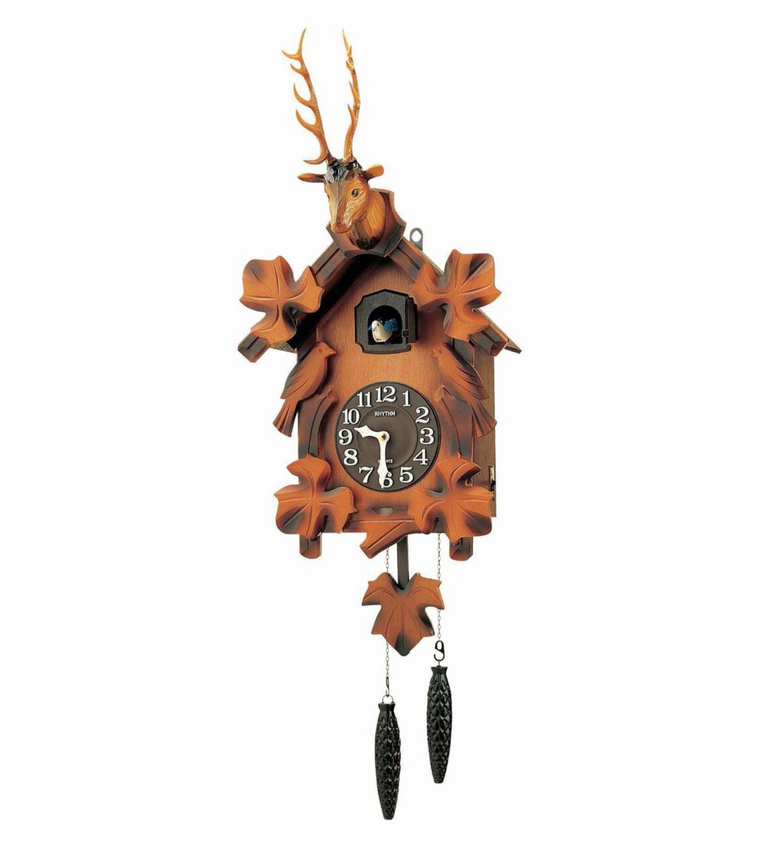 Buy Brown Wood Cuckoo Clock at 23% OFF by Rhythm | Pepperfry