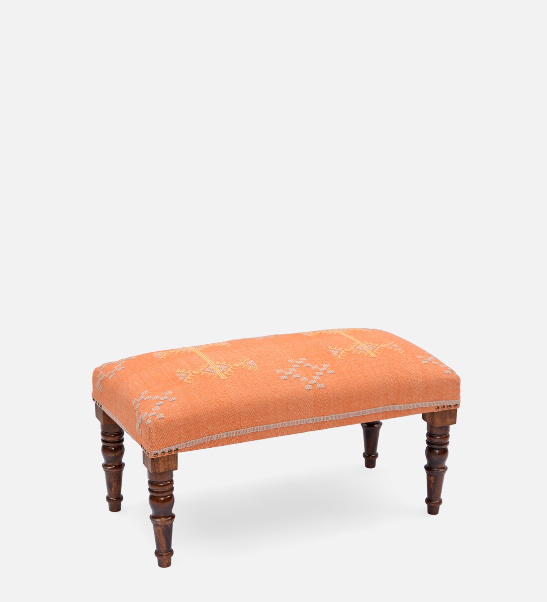 Buy Wooden Bench In Orange Colour at 36% OFF by Natural Furnish | Pepperfry