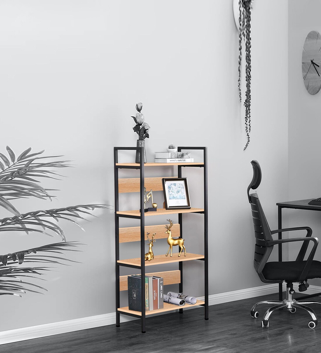 Buy Woodit Book Shelf in Intel Beige Finish at 40% OFF by Kawachi ...