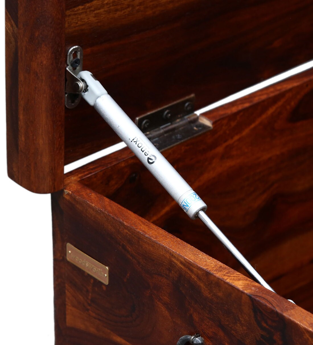 Buy Woodway Solid Wood Trunk in Honey Oak Finish By Woodsworth Online ...