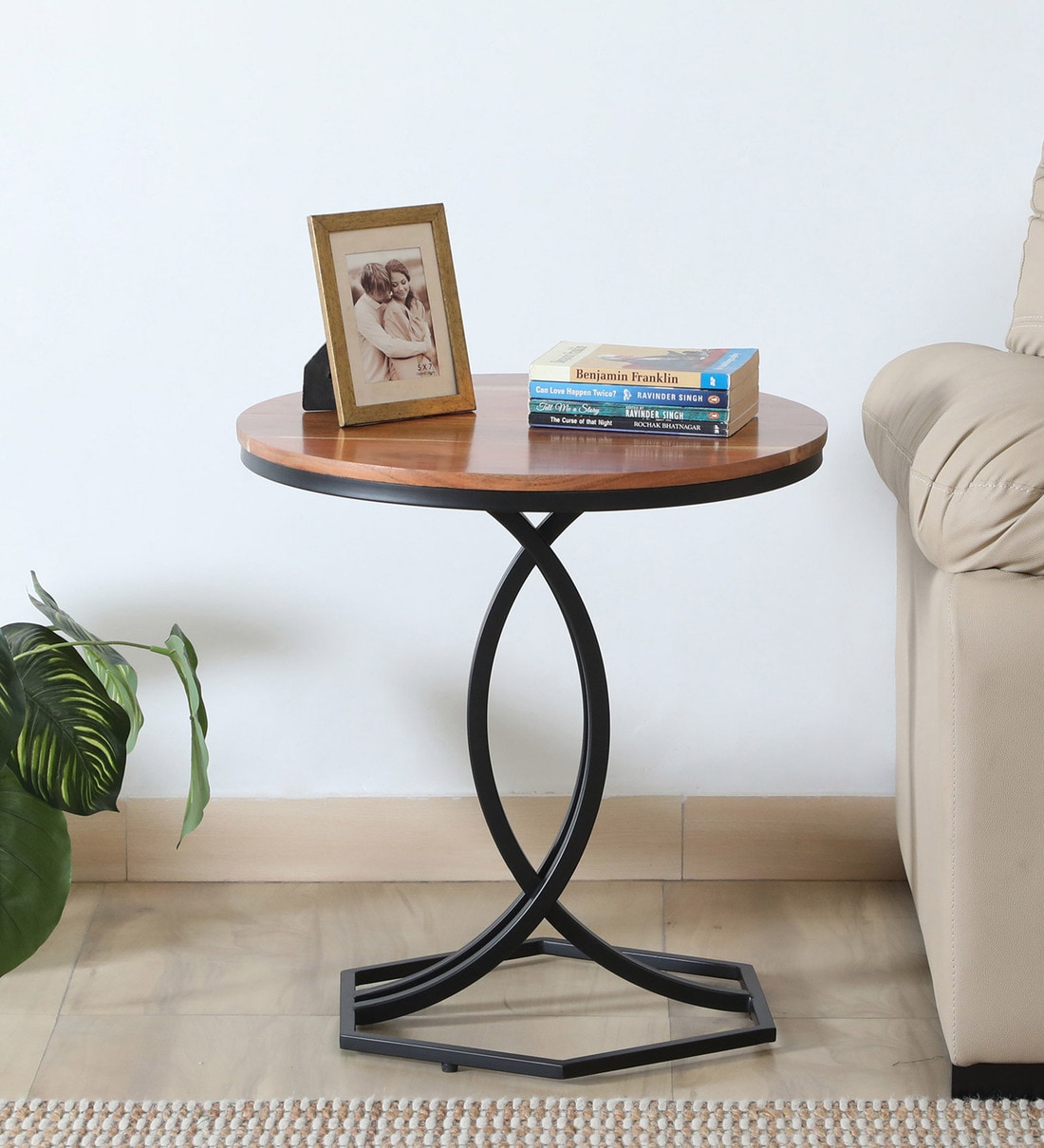 Buy Wosma Side Table In Black Finish at 31% OFF by Flywood | Pepperfry