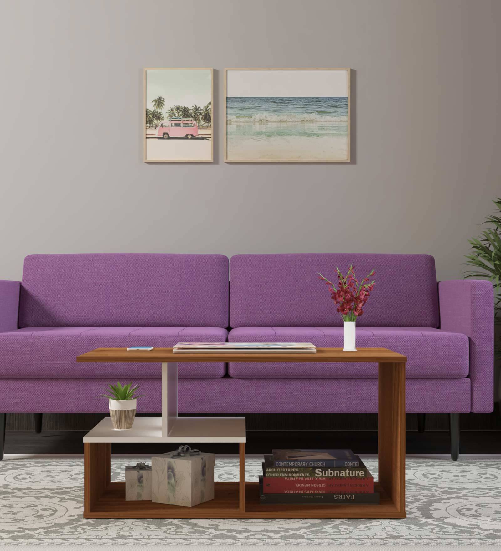 Buy Wolf Coffee Table In Lyon Teak Finish at 46% OFF by Spacex | Pepperfry